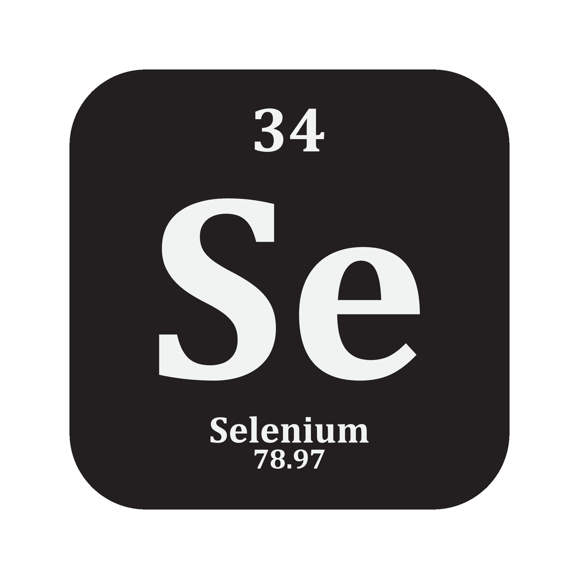Selenium chemistry icon 34875651 Vector Art at Vecteezy