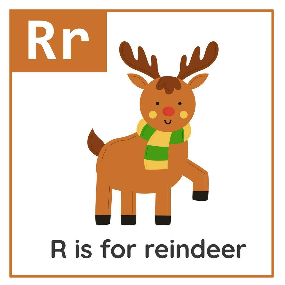 Learning English alphabet for kids. Letter R. Christmas cards. Worksheet for kids. 34875842 ...