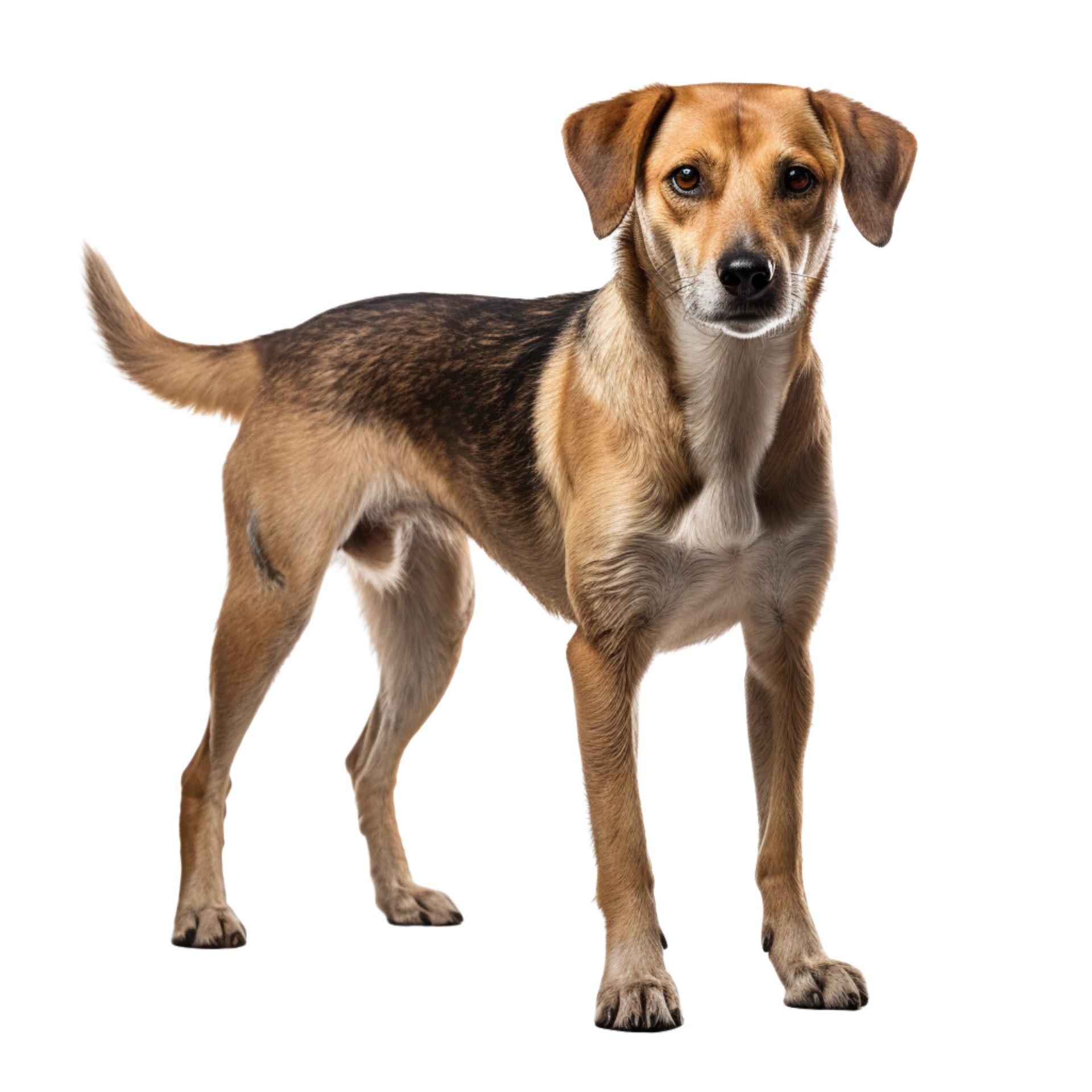 AI generated Dog standing clip art 34882127 PNG