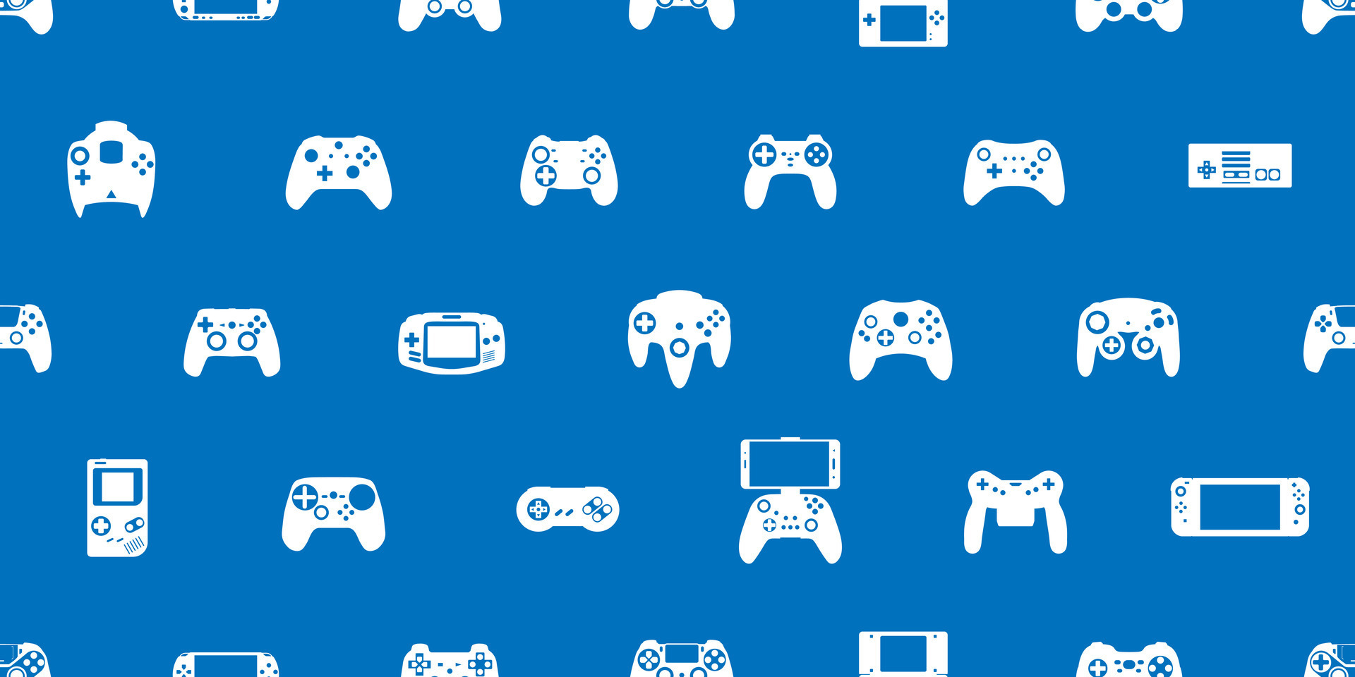 Gamepad Video game controller background 34885037 Vector Art at Vecteezy
