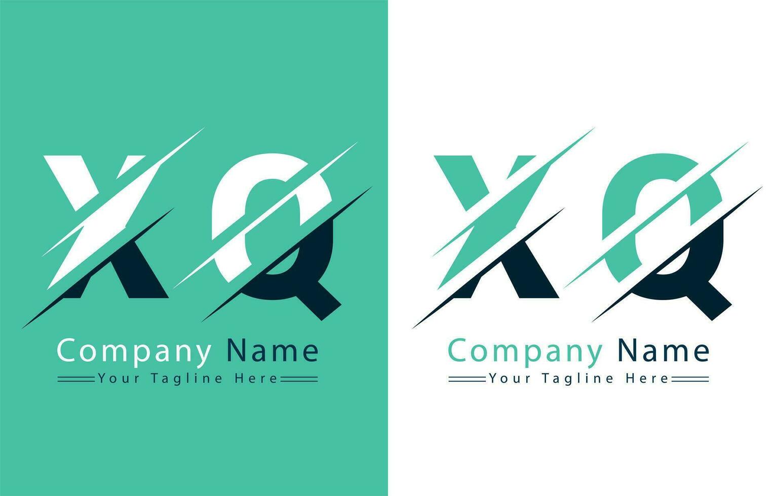 XQ Letter Logo Design Template. Vector Logo Illustration 34900642 Vector Art at Vecteezy
