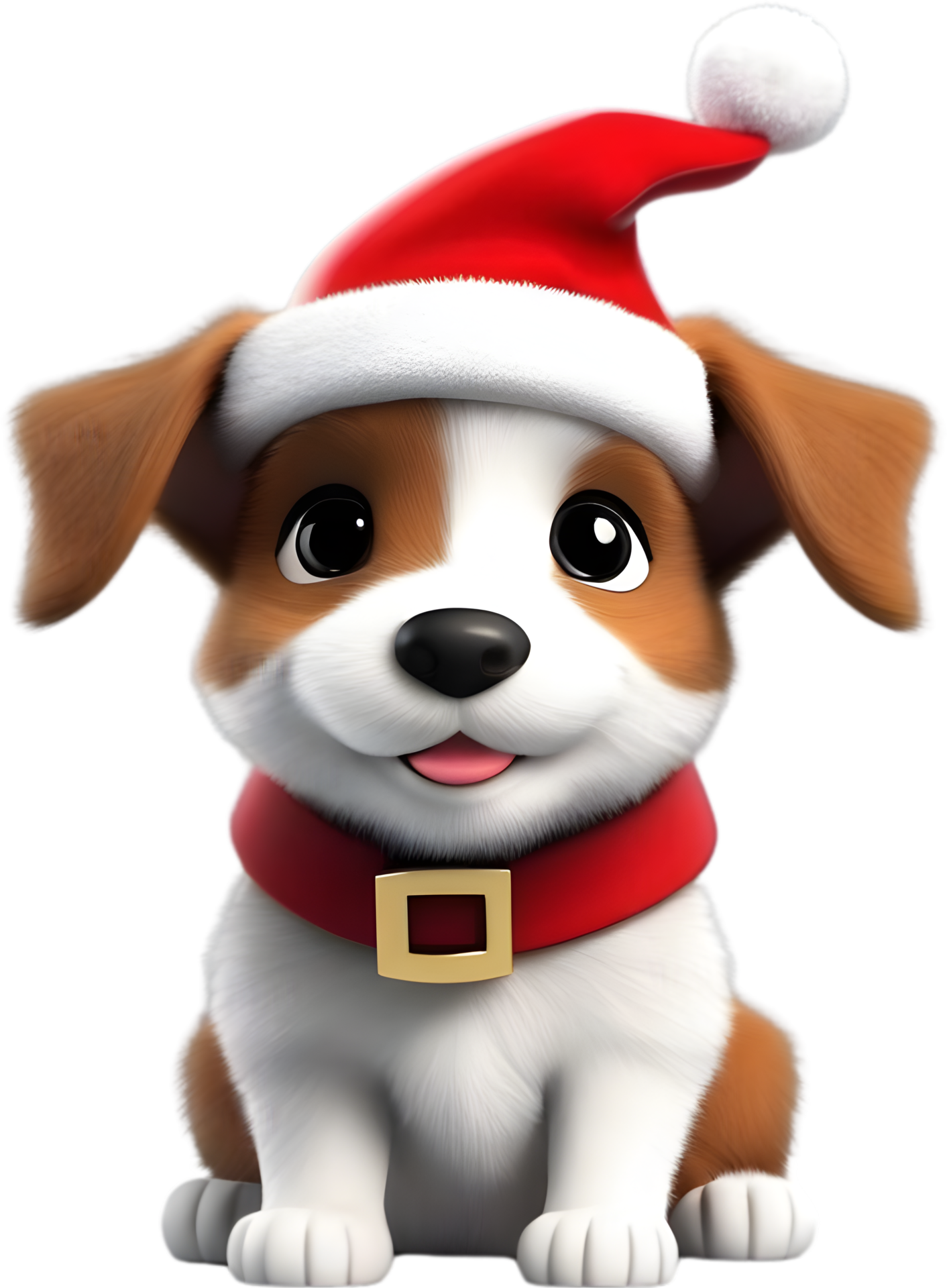 AI generated Puppy at a Christmas-themed party. AI-Generated. 34904565 PNG AI generated Puppy at a Christmas-themed party. AI-Generated. 34904565 PNG