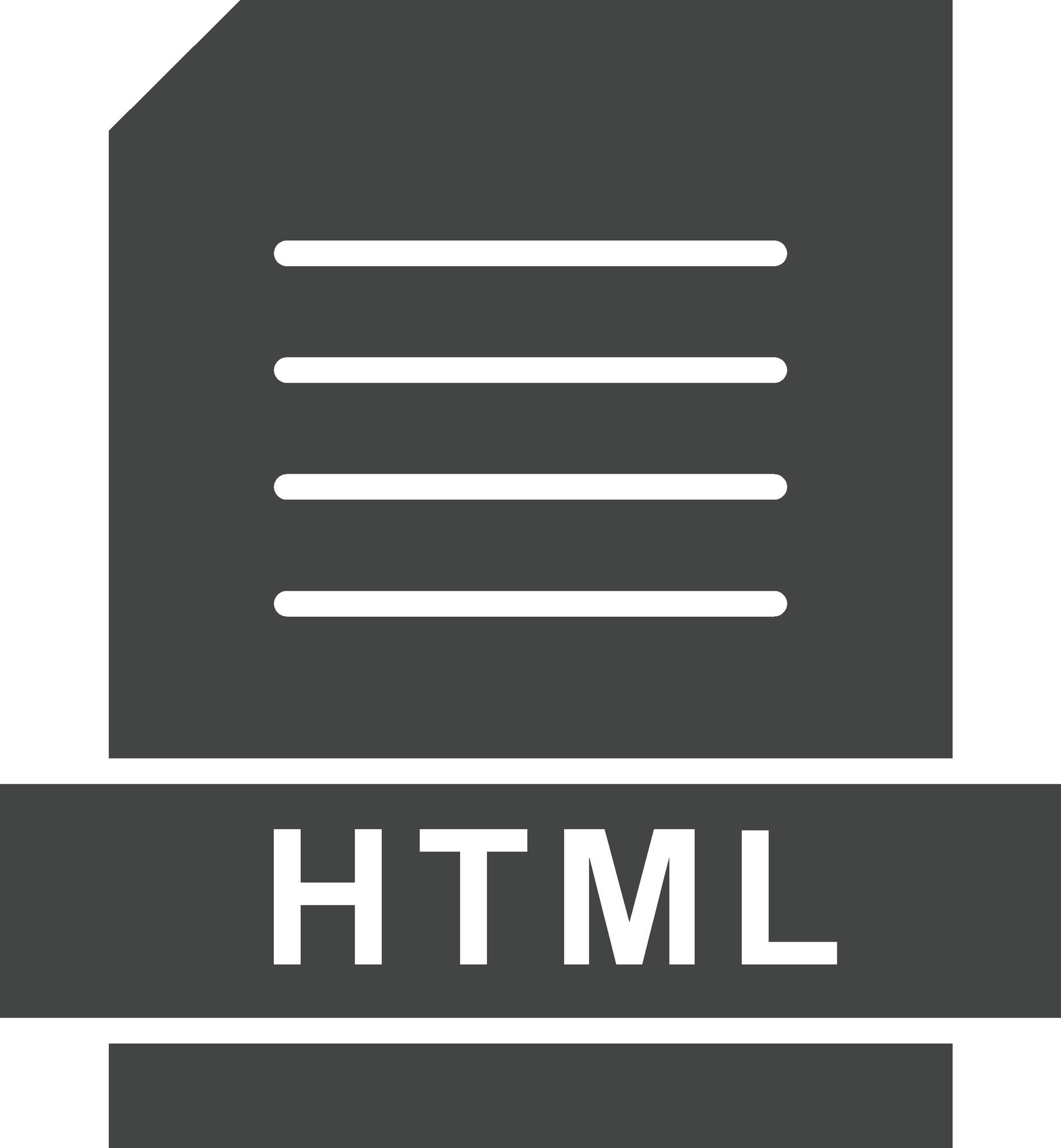 Html Icon Vector Image Suitable For Mobile Apps Web Apps And Print