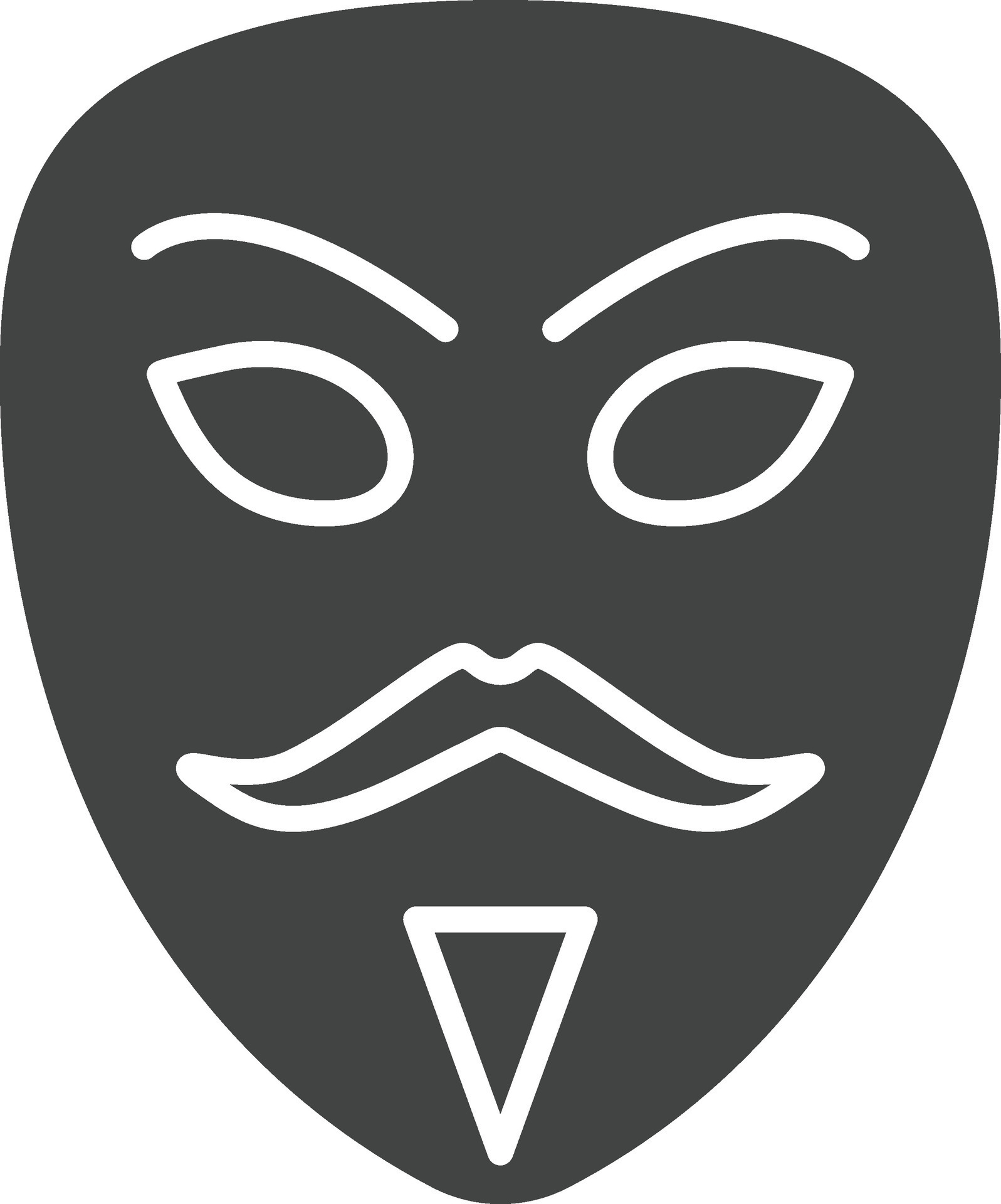 Hacker Mask Icon Vector Image Suitable For Mobile Apps Web Apps And