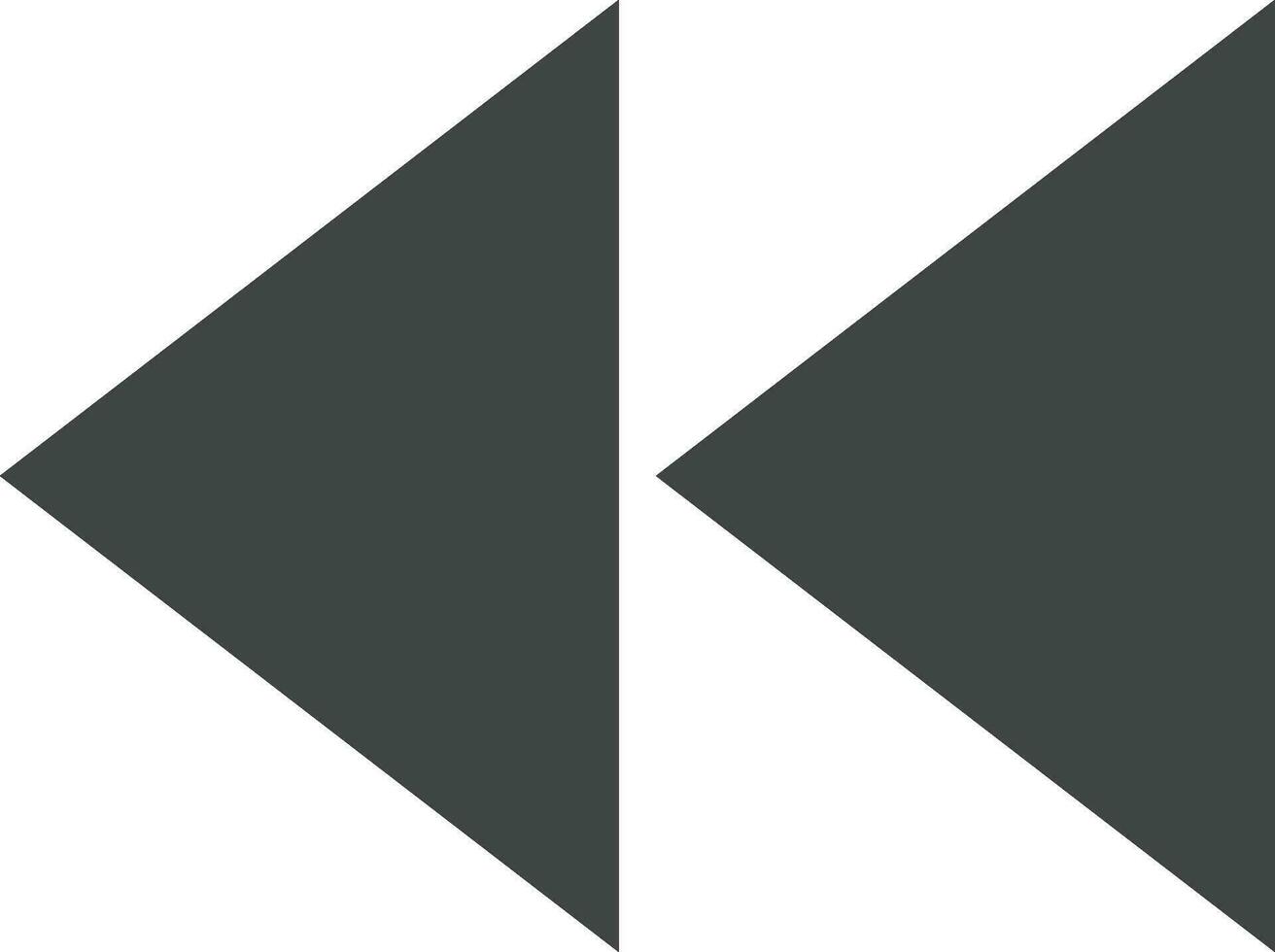 Rewind icon vector image. Suitable for mobile apps, web apps and print media. 34906152 Vector ...