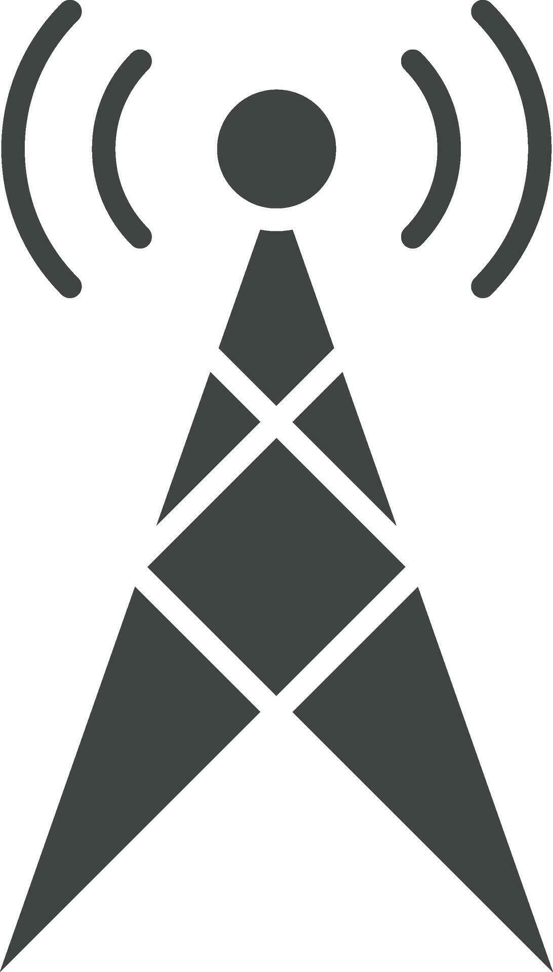 Signals Tower Icon Vector Image Suitable For Mobile Apps Web Apps And