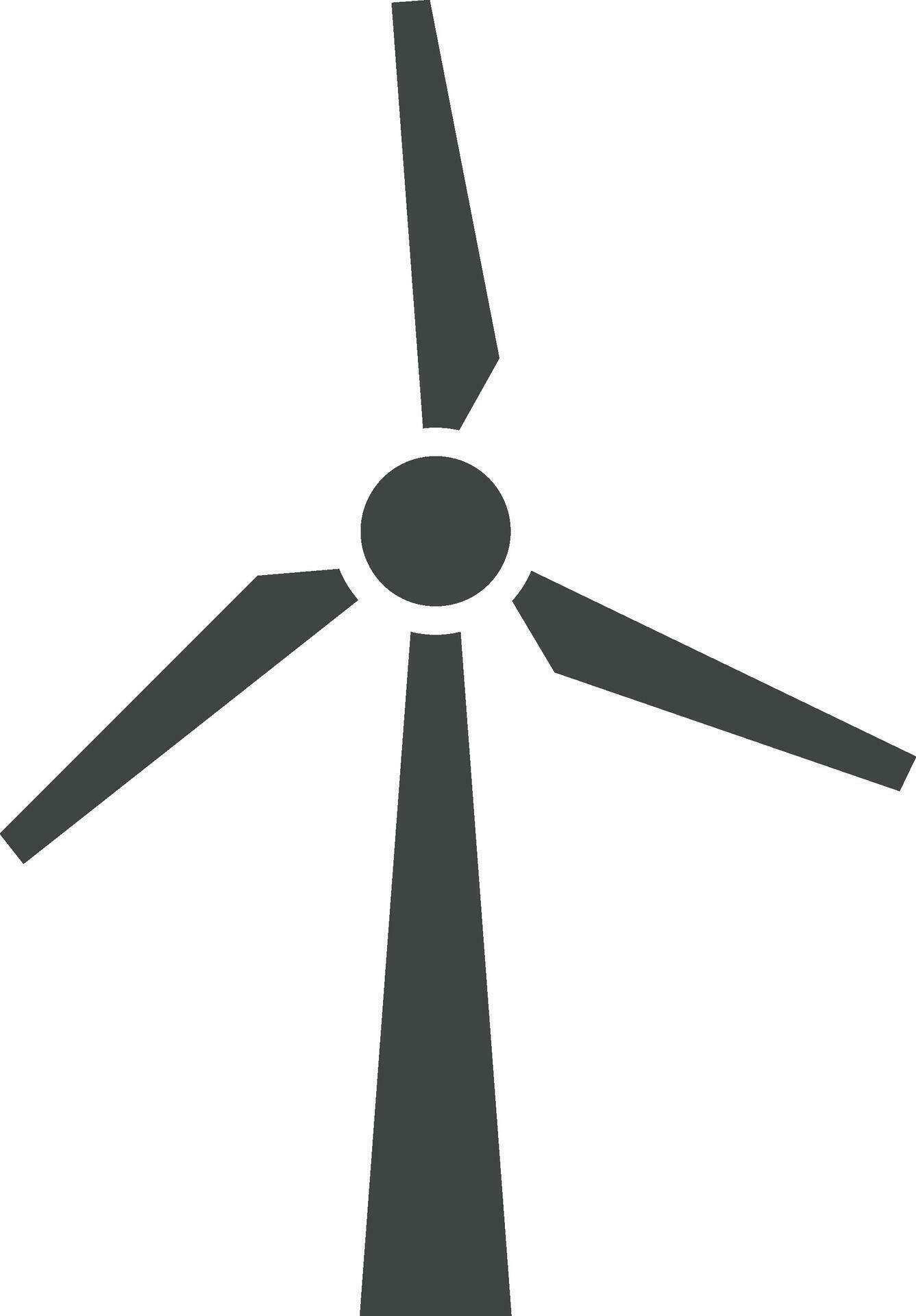 Windmill icon vector image. Suitable for mobile apps, web apps and ...