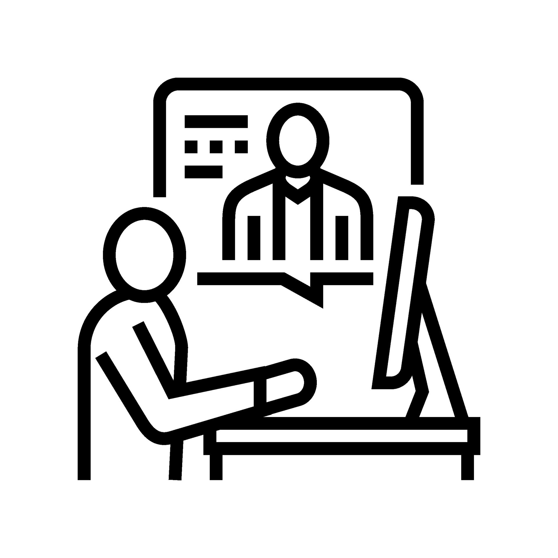 personalized learning online learning platform line icon vector ...