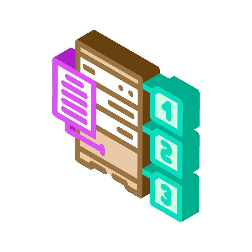 query optimization database isometric icon vector illustration 34912117 ...