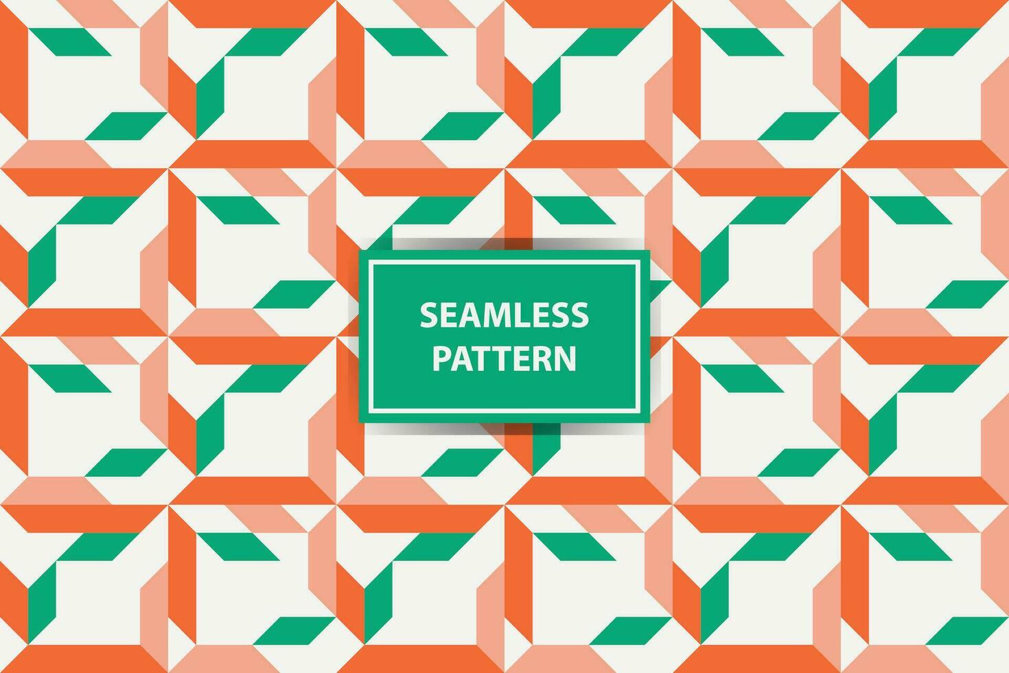 Geometric Seamless Pattern Abstract Geometric Hexagonal Graphic Design Print 3d Cubes Pattern