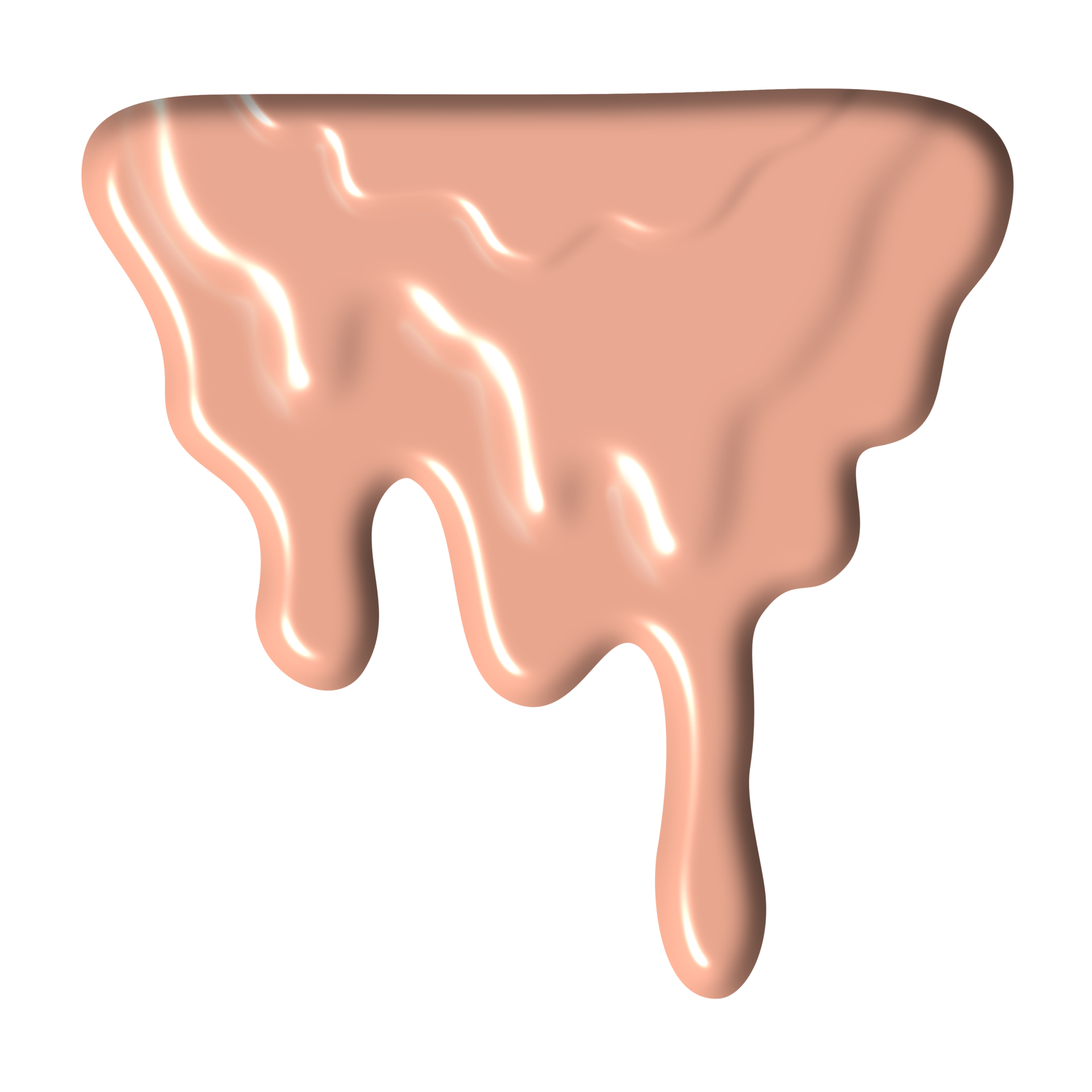 The Beige Liquid Was Dripping Down 34917077 Png