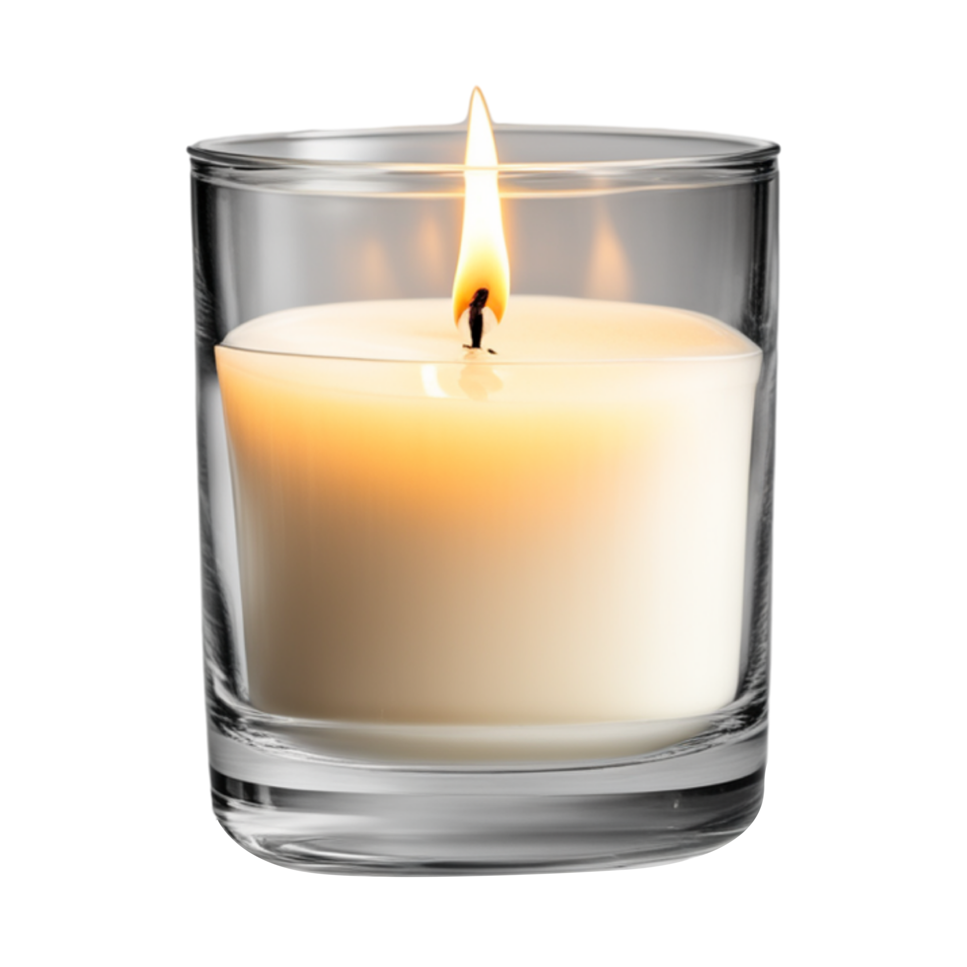 AI generated Candle in a Glass Isolated on Transparent Background 34926638 PNG