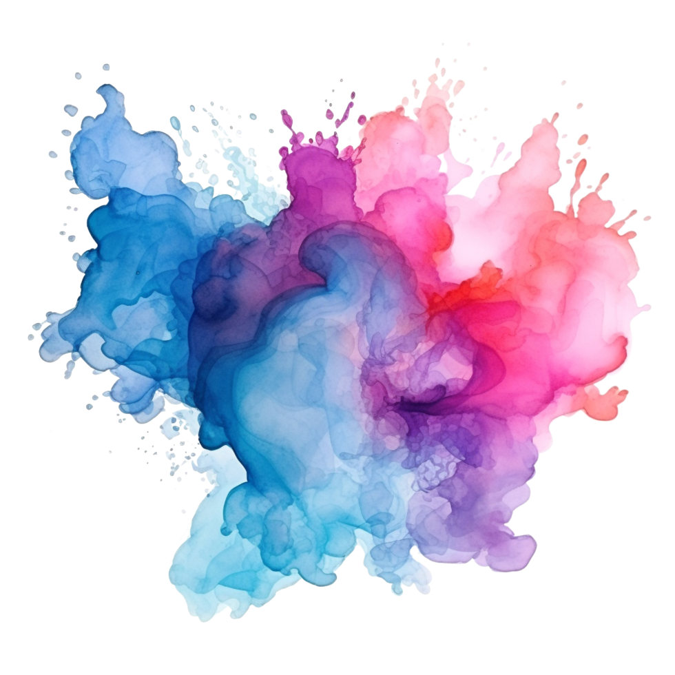 Watercolor splash clip art 34927807 PNG