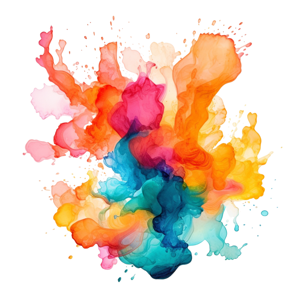 Watercolor splash clip art 34927808 PNG