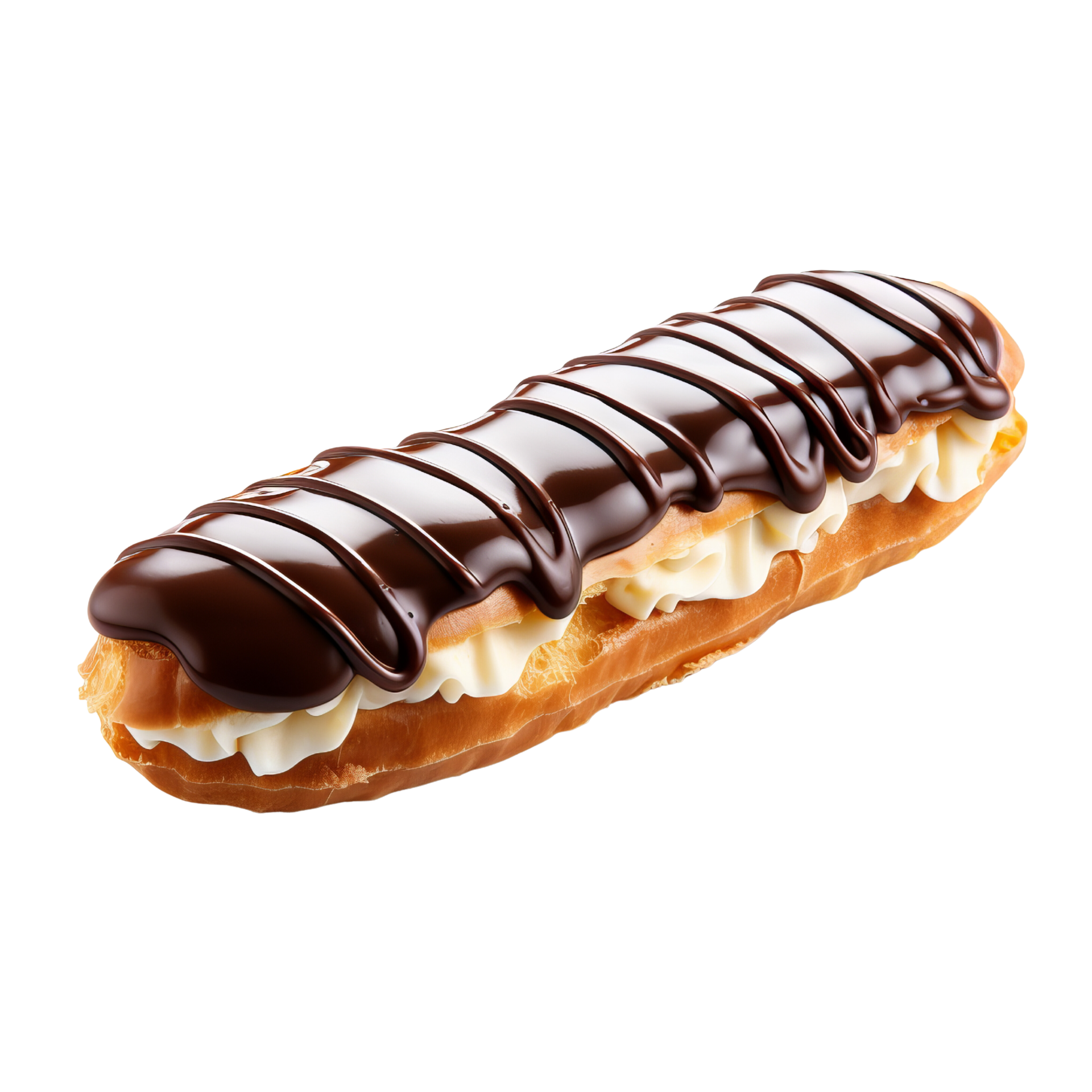 AI generated Eclair clip art 34928242 PNG