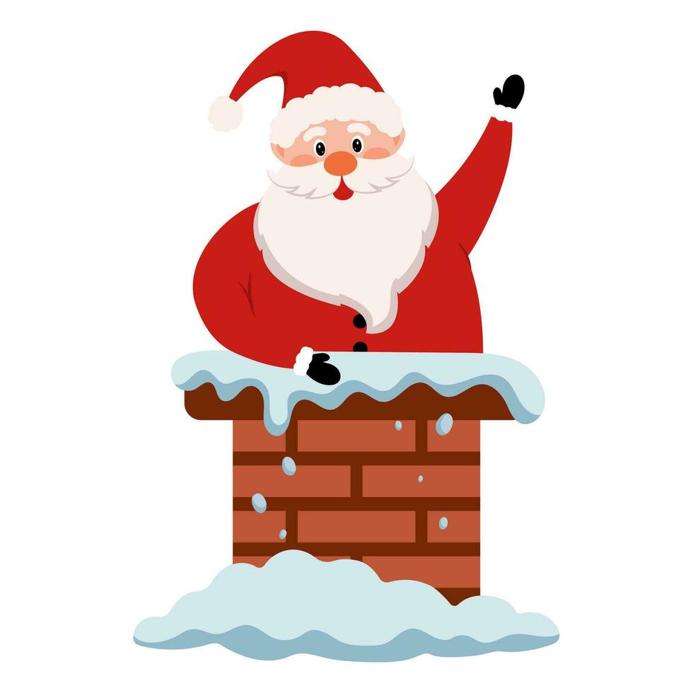 Santa stuck in the chimney store
