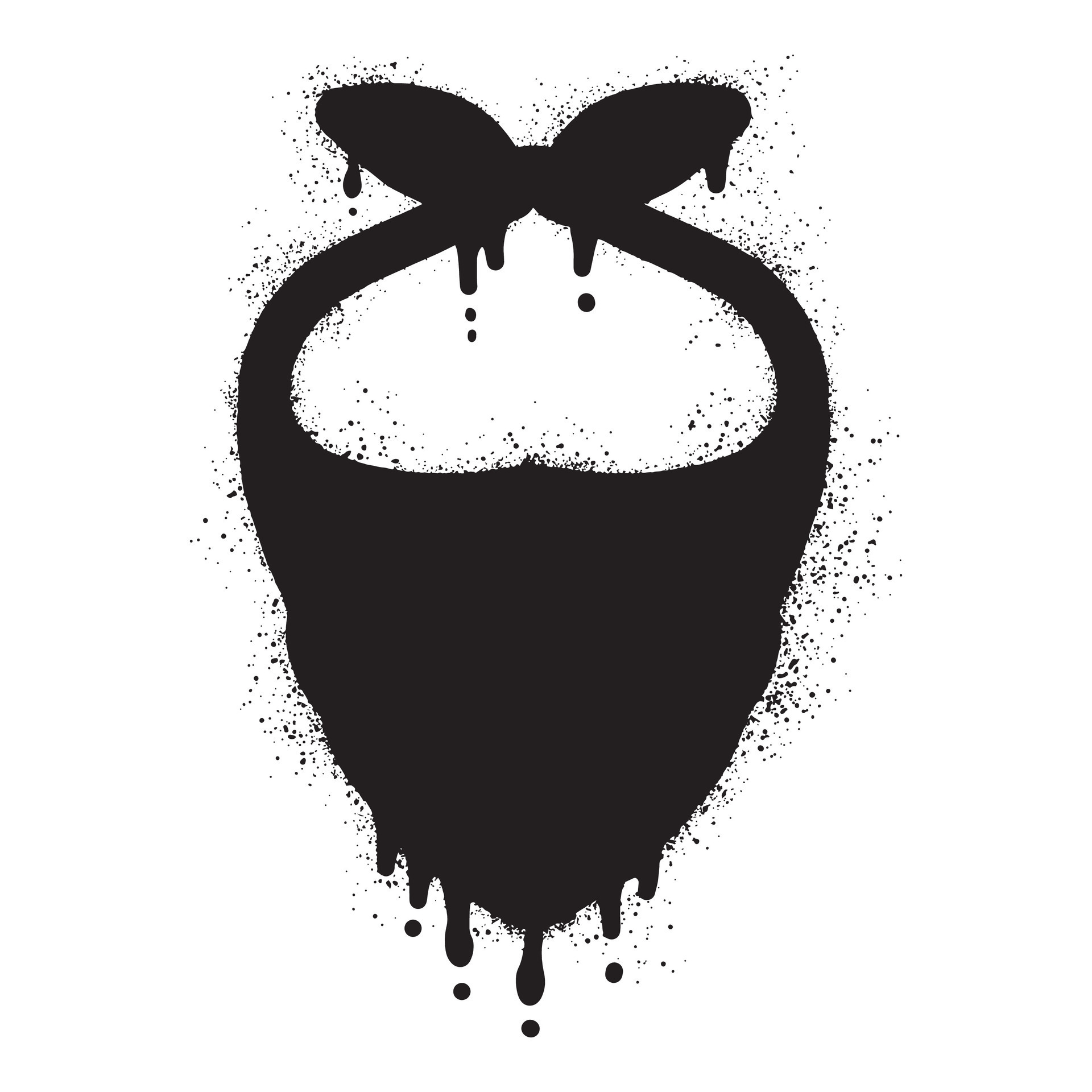 Bandanna graffiti with black spray paint 34941467 Vector Art at Vecteezy