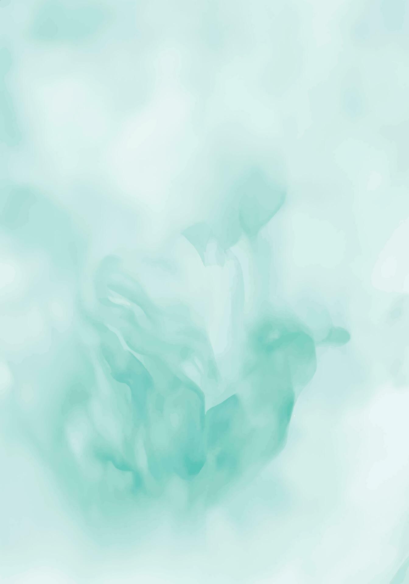 Mint Abstract Watercolor Texture Background Green Watercolour B