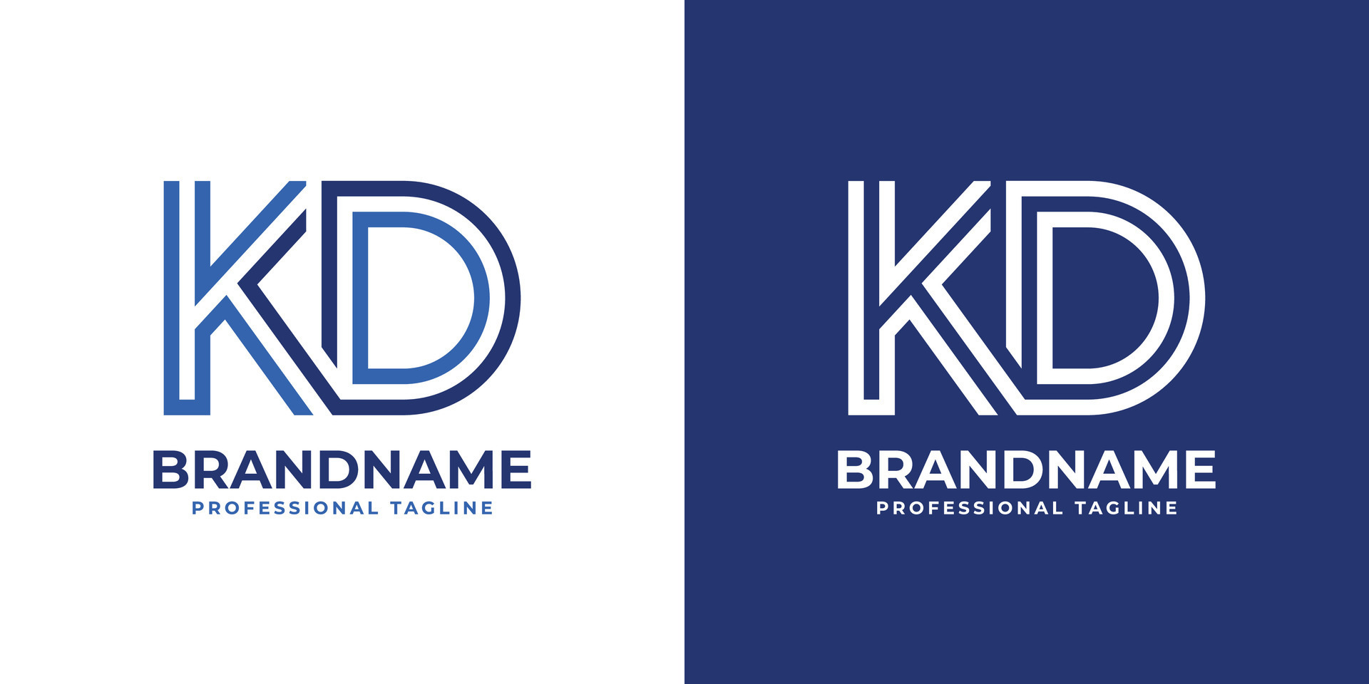 letra kd línea monograma logo, adecuado para negocio con kd o dk iniciales. 34946125 Vector en ...