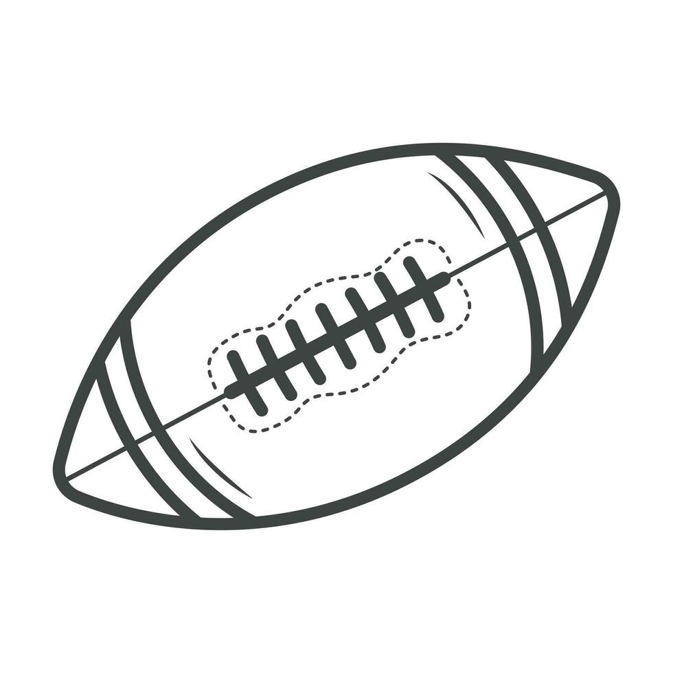 American football Outline, Rugby Vector, Rugby illustration, American ... American football Outline, Rugby Vector, Rugby illustration, American ...
