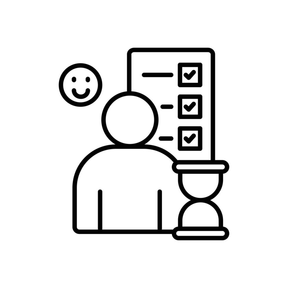 Self Discipline icon. outline icon 34950166 Vector Art at Vecteezy