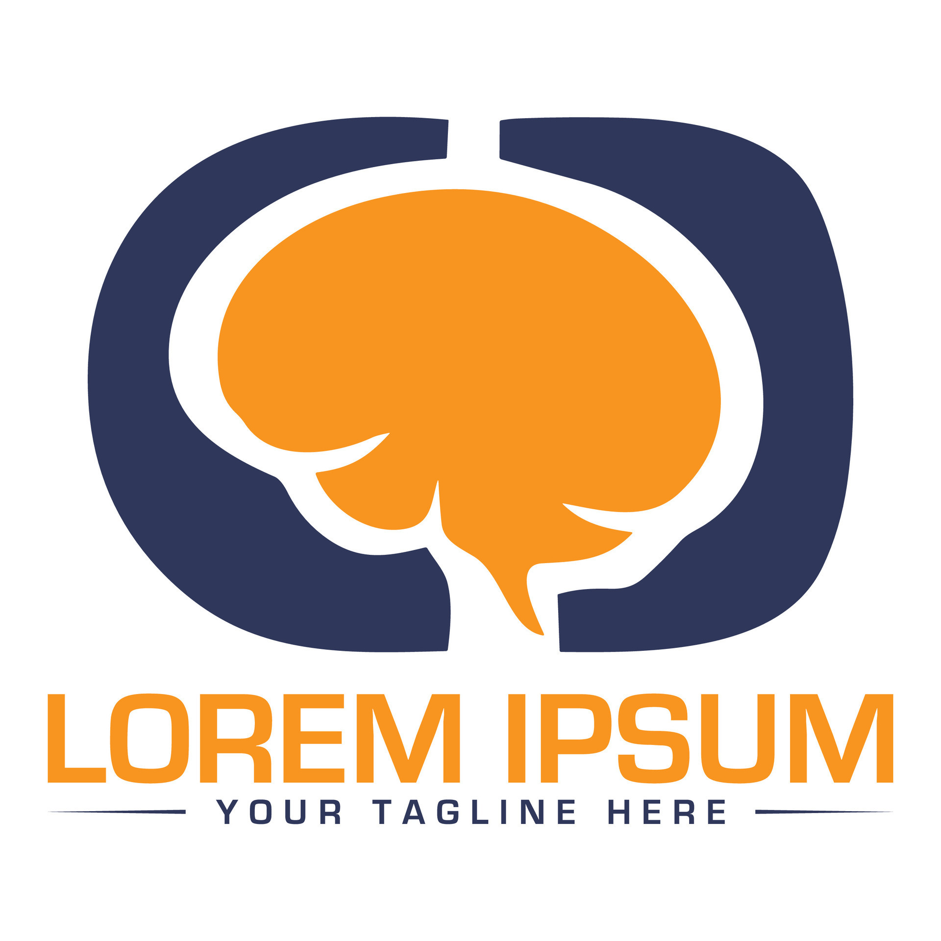 Brain Logo Design Unique and Modern Logo Design 34954033 Vector Art at ...