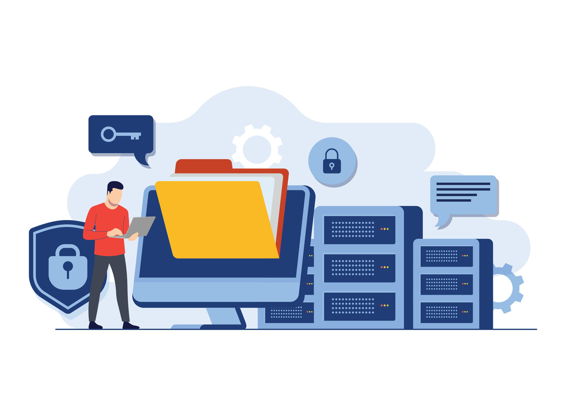 Database Protection Cyber Security Data Center File Management
