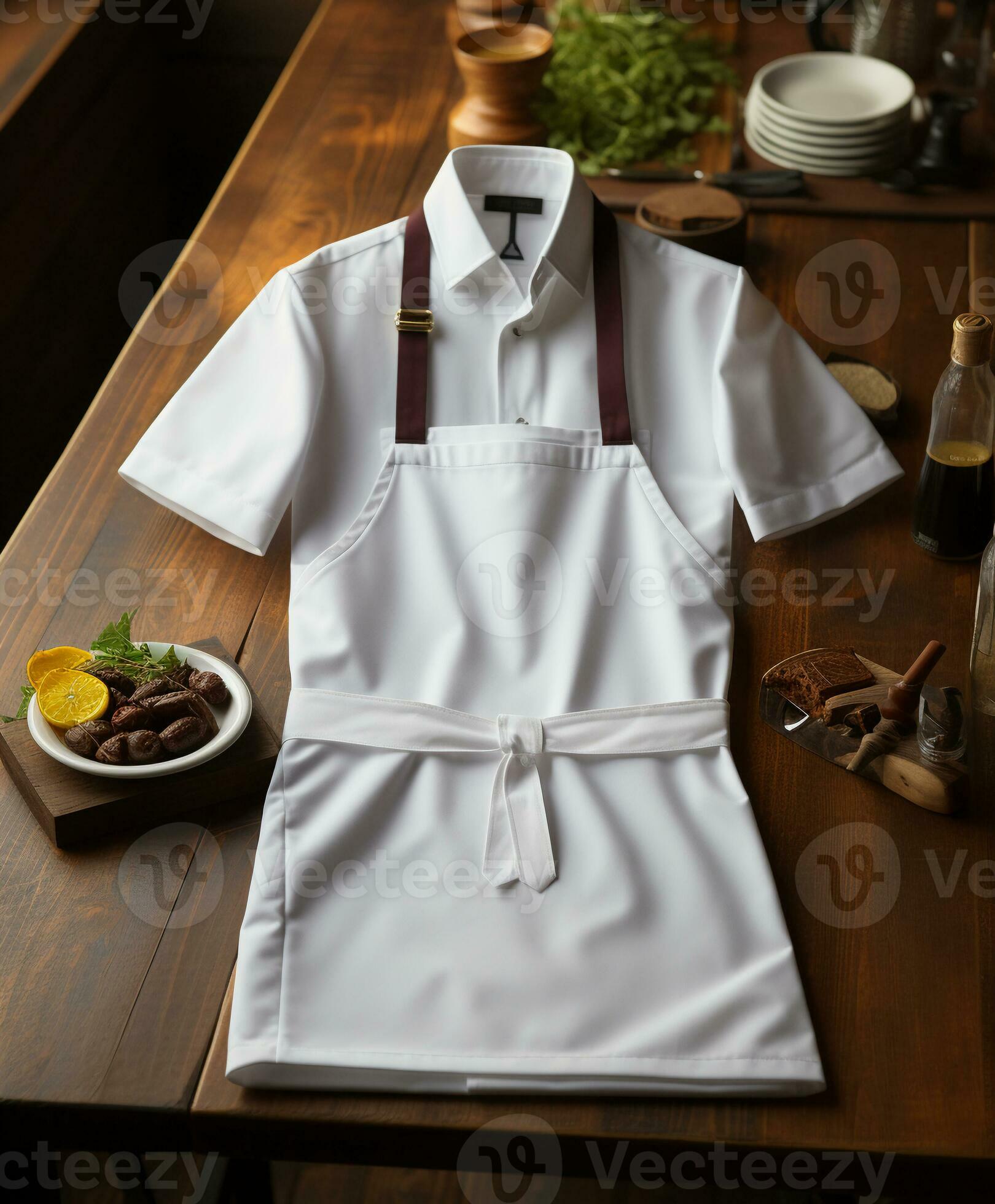 AI generated AI Generated Stylish Adjustable Cooking aprons for men and ...