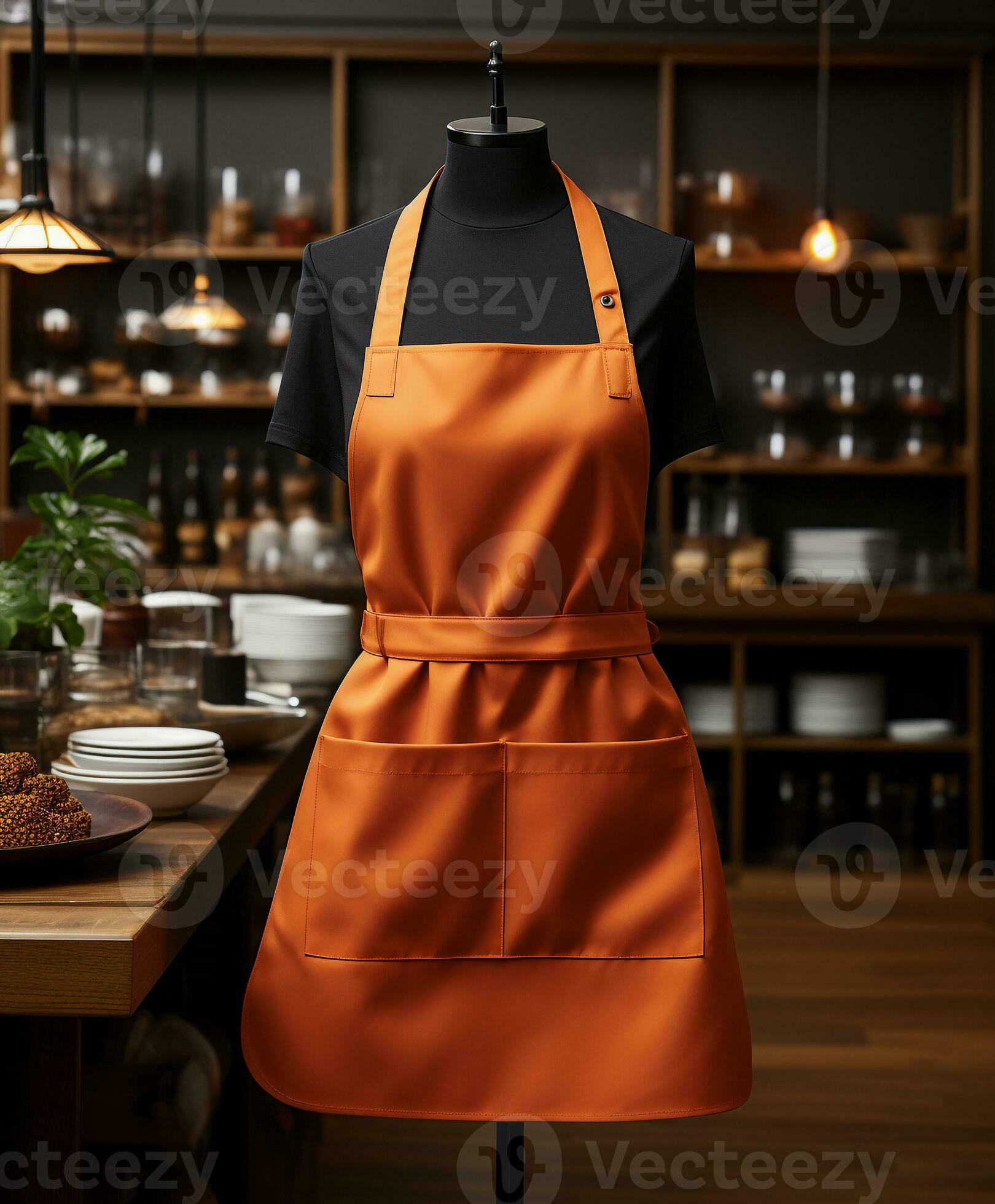 AI generated AI Generated Stylish Adjustable Cooking aprons for men and ...
