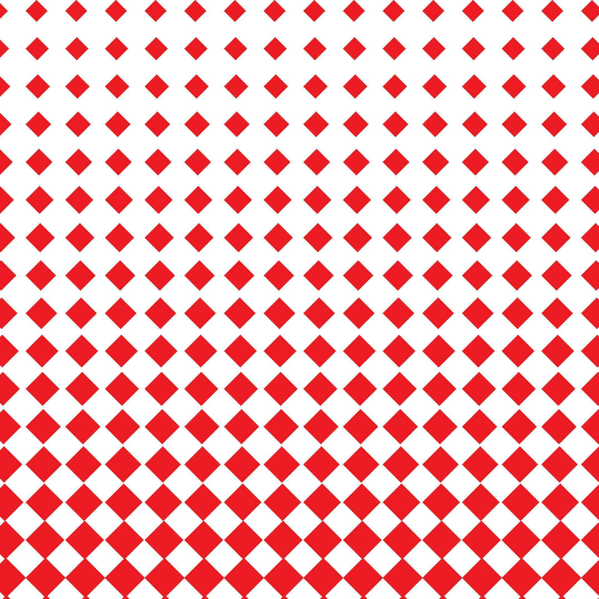 Simple Abstract Vector Red Color Square Rectangle Check Wave Pattern