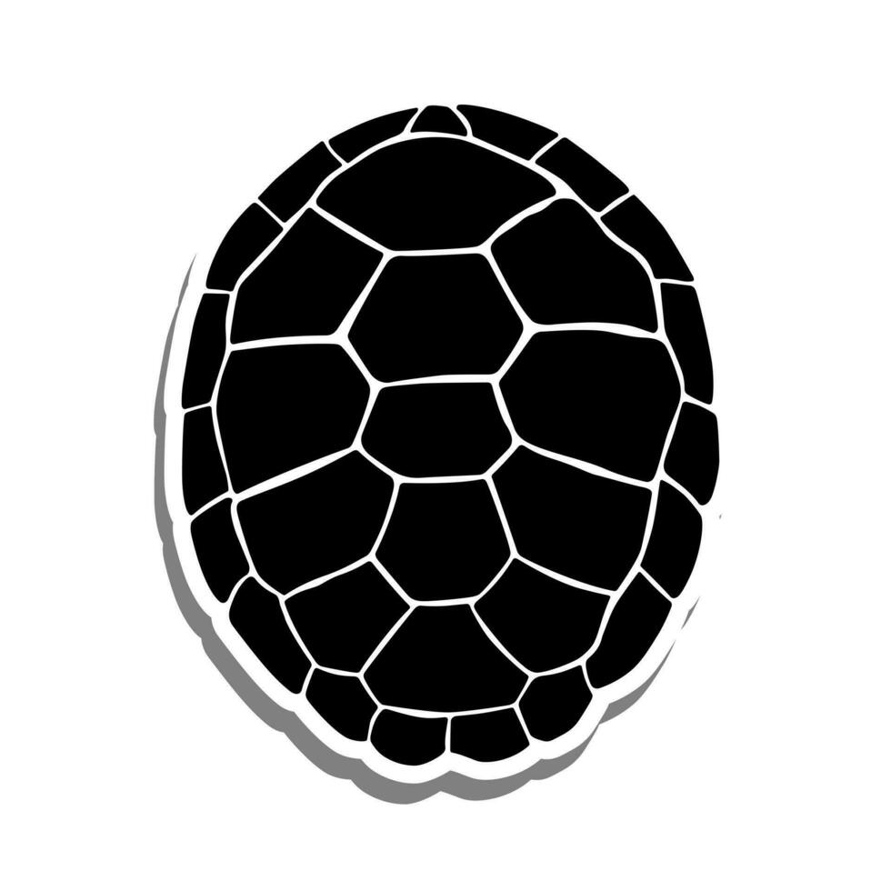 Vector illustration of Turtle Shell Pattern on White Background. 34978903 Vector Art at Vecteezy
