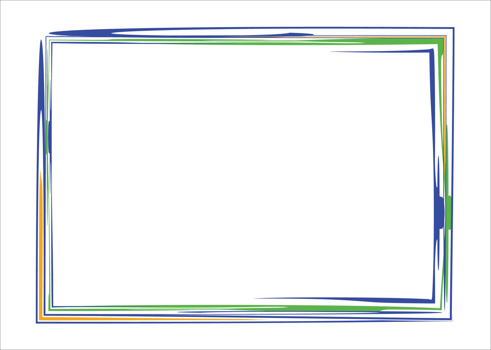 Vector coloring border design or coloring photo frame border collection 34983679 Vector Art at ...