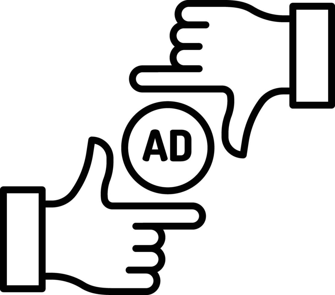 Hands And Gestures Outline Vector Illustration Icon 34986668 Vector Art At Vecteezy