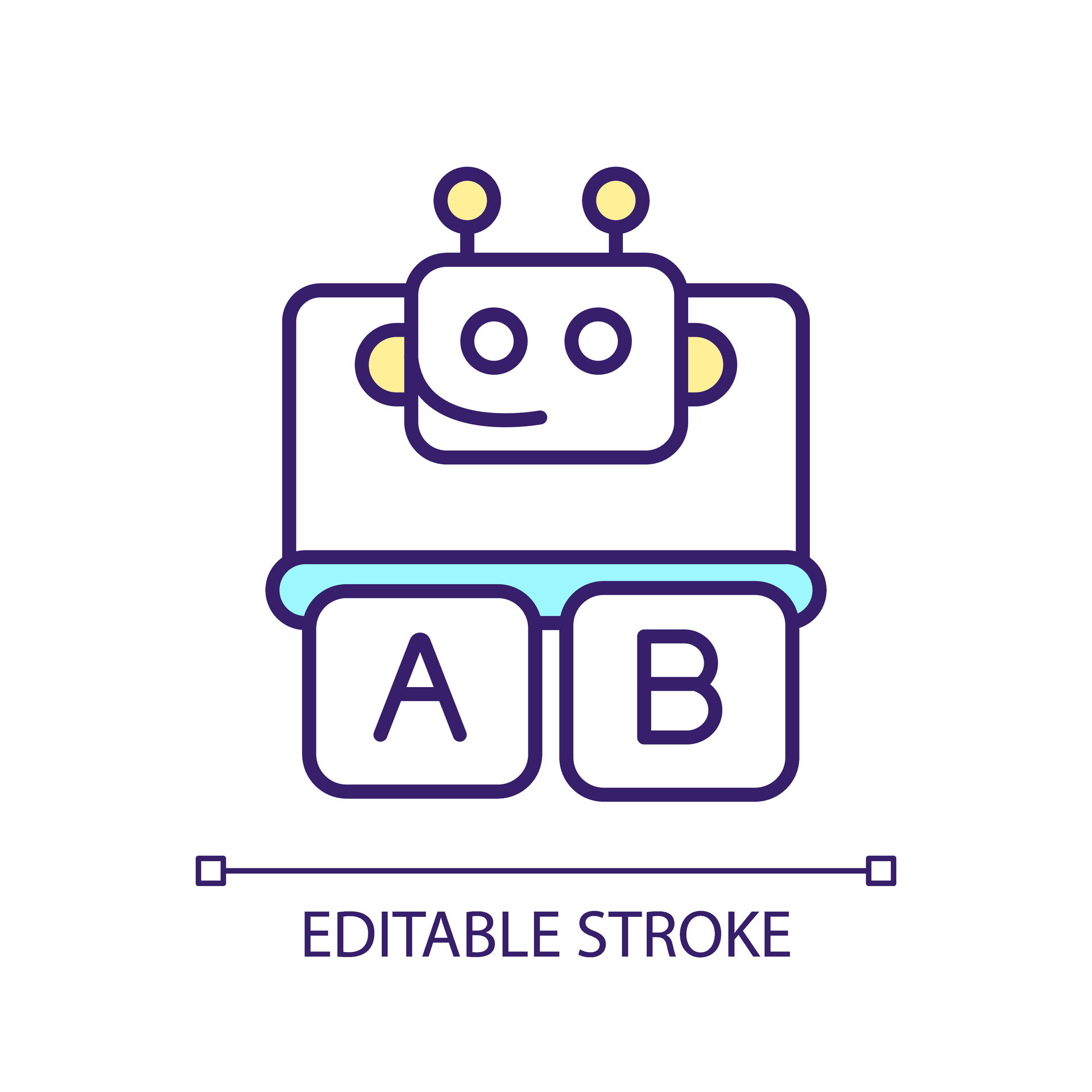 2d Editable Xmoocs Icon Representing Mooc Isolated Vector Multicolor