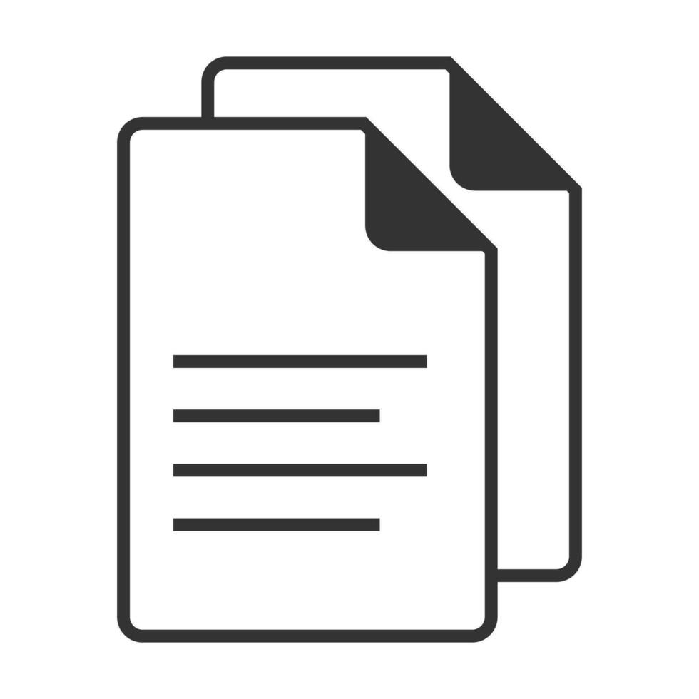 Copy file icon. Dublicate document symbol. Sign app button vector ...