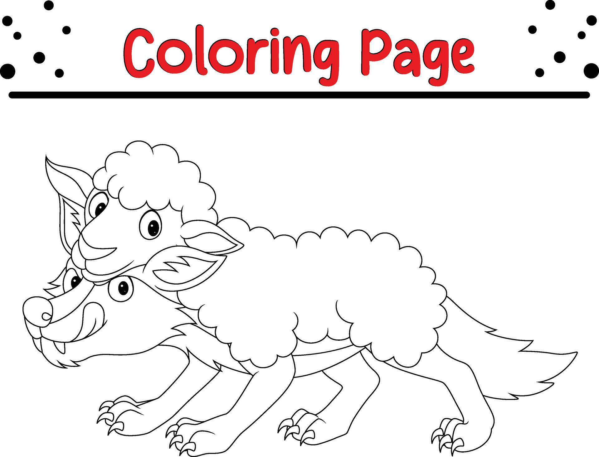 funny wolf sheep clothing coloring page 35002218 Vector Art at Vecteezy funny wolf sheep clothing coloring page 35002218 Vector Art at Vecteezy