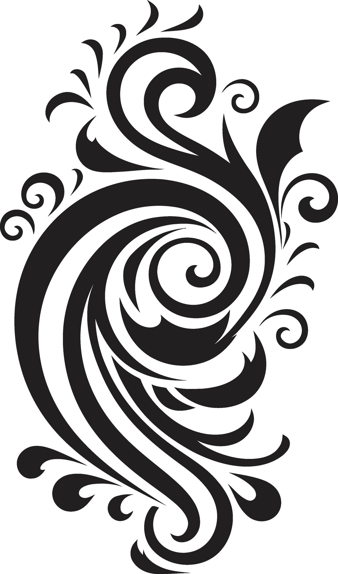 Ethereal Coilscape Abstract Modern Vector Icons Dynamic Curves Curly ...