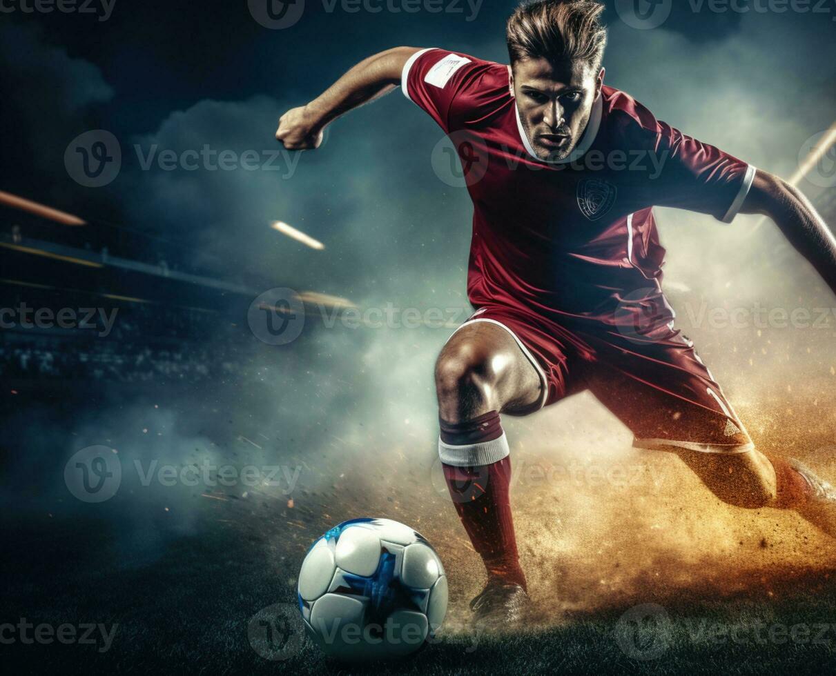 AI generated Football Player Background 35017152 Stock Photo at Vecteezy