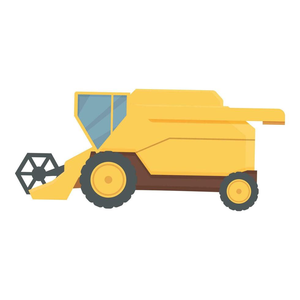 Combine harvester area icon cartoon vector. Rural machine 35017781 ... Combine harvester area icon cartoon vector. Rural machine 35017781 ...