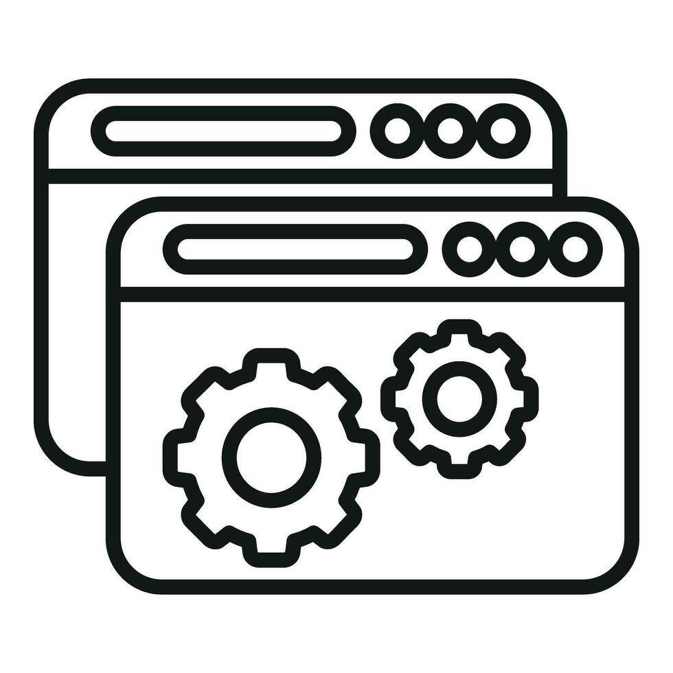 Web Secure Api Icon Outline Vector Interface Hosting 35018765 Vector Art At Vecteezy
