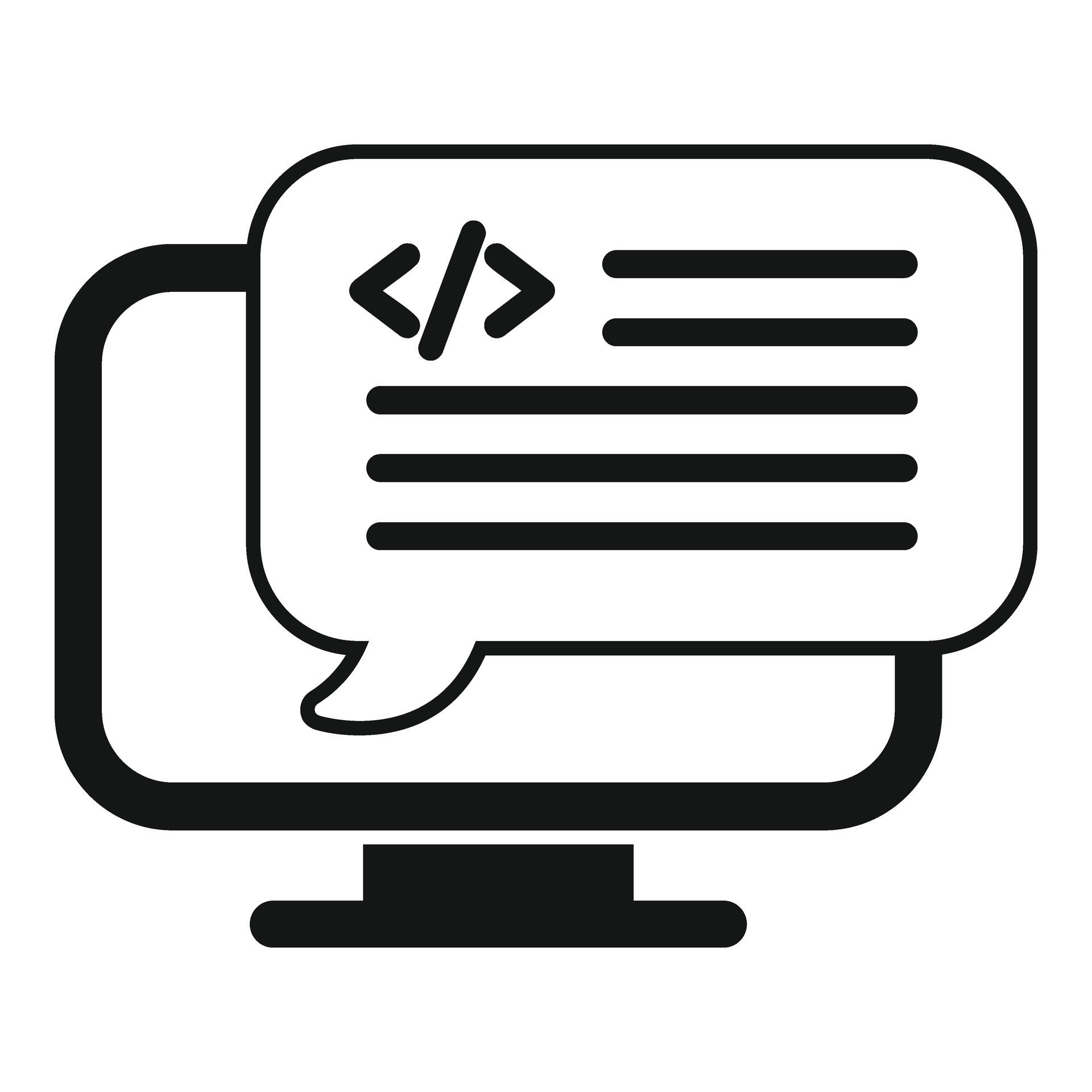 Web api code icon simple vector. Internet server 35018768 Vector Art at ...