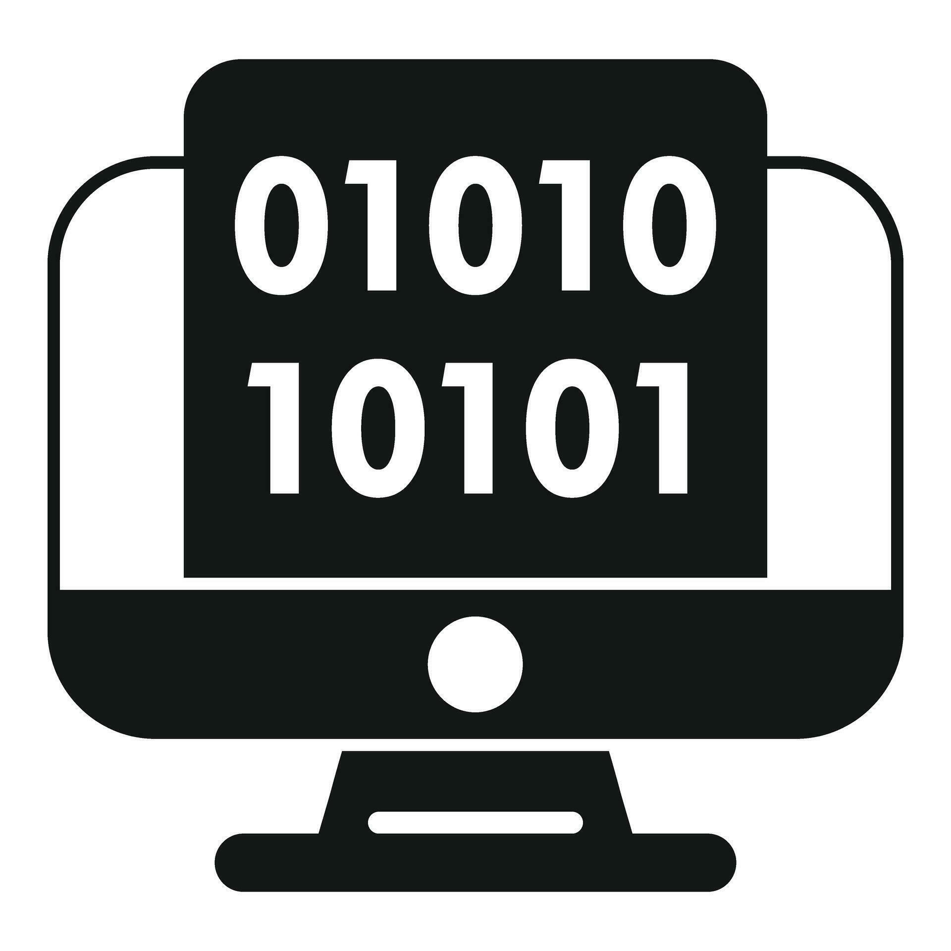 Code zero develop icon simple vector. Gear hosting internet 35018799 Vector Art at Vecteezy