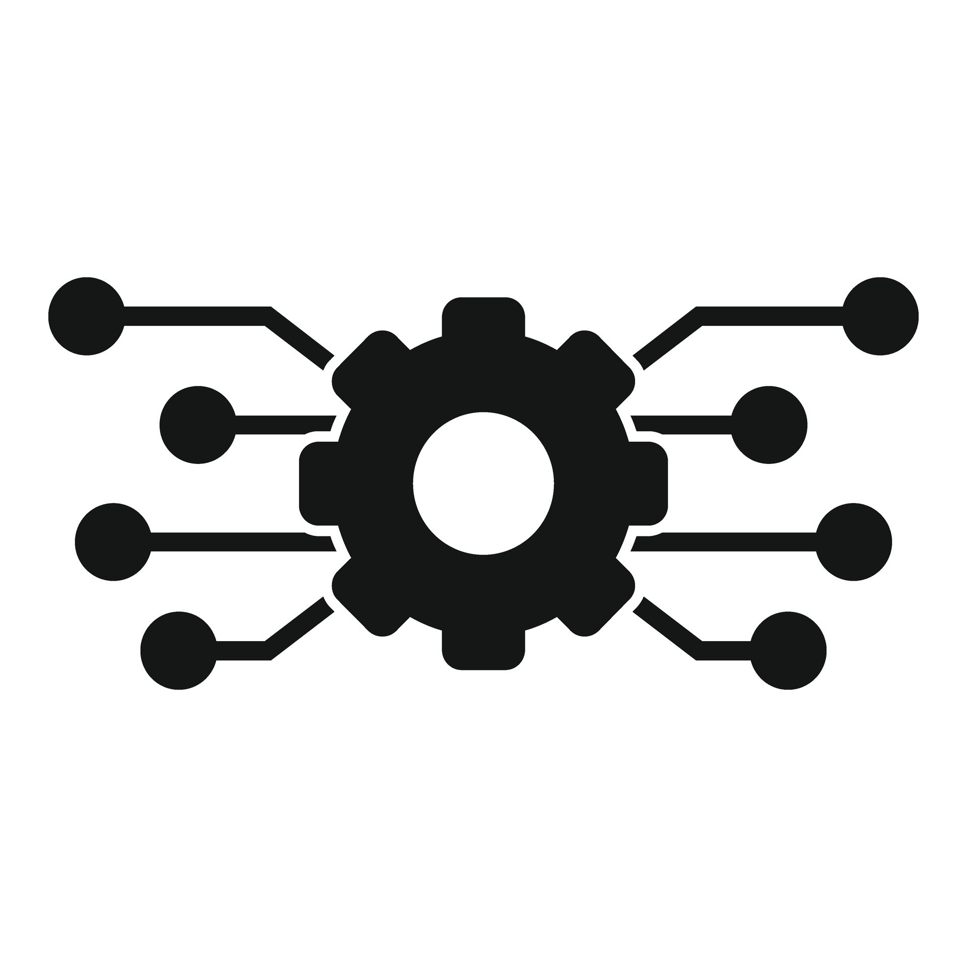 Gear api structure icon simple vector. Hosting server 35018816 Vector ...