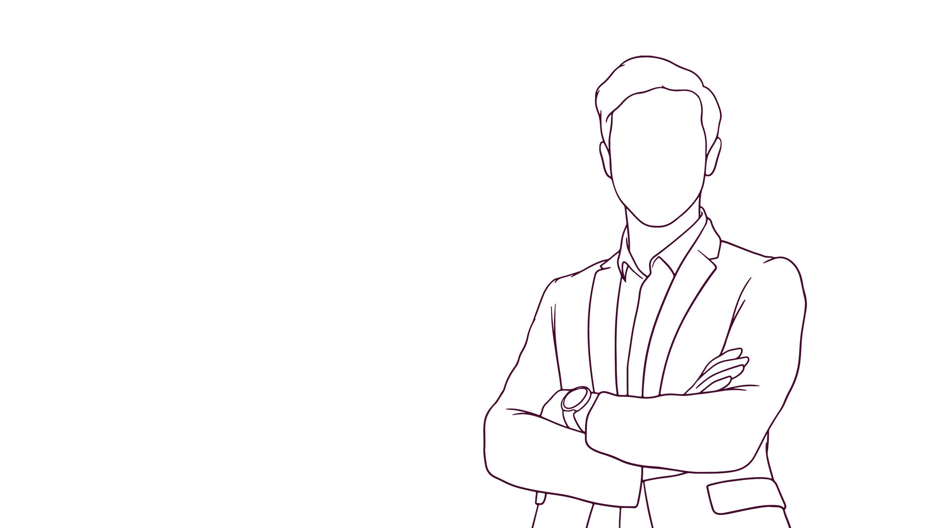 succesfull businessman with crossed arms, hand drawn style vector ... succesfull businessman with crossed arms, hand drawn style vector ...