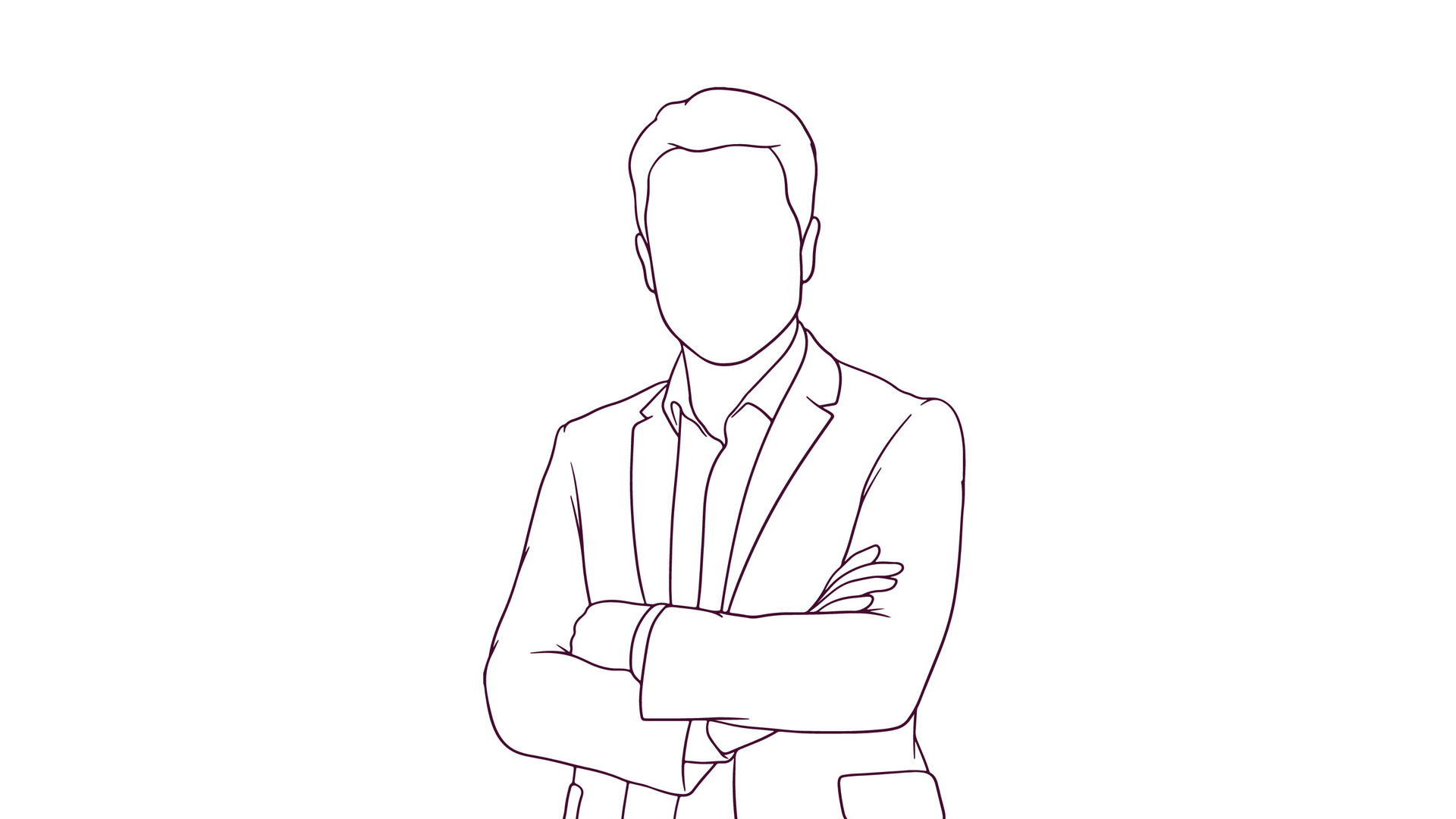 succesfull businessman with crossed arms, hand drawn style vector ... succesfull businessman with crossed arms, hand drawn style vector ...