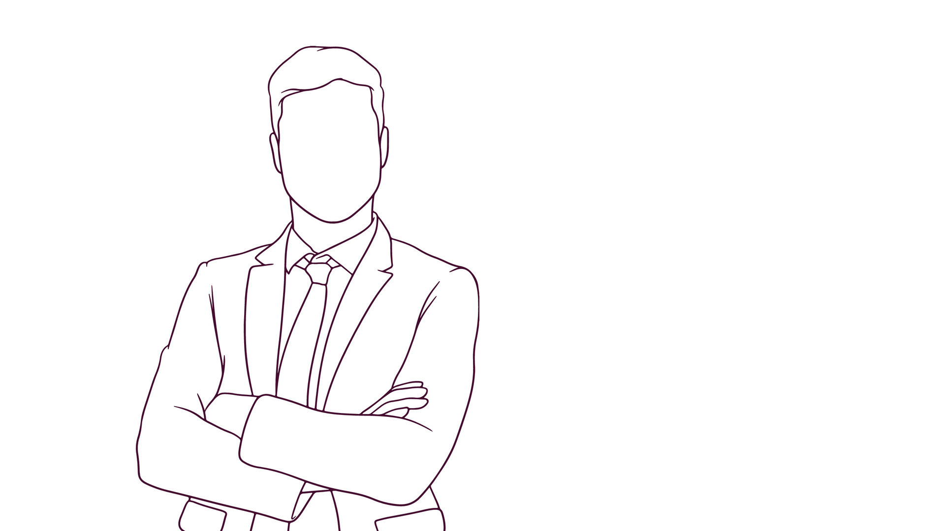 succesfull businessman with crossed arms, hand drawn style vector ... succesfull businessman with crossed arms, hand drawn style vector ...