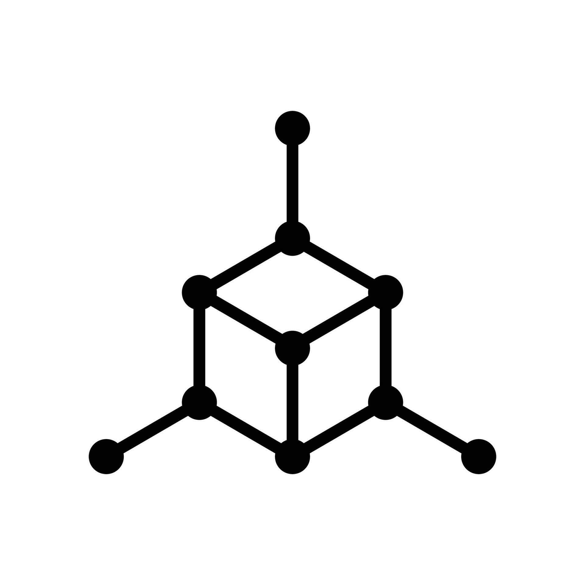 Framework icon. Simple outline style. Cloud, native, react, atom ...