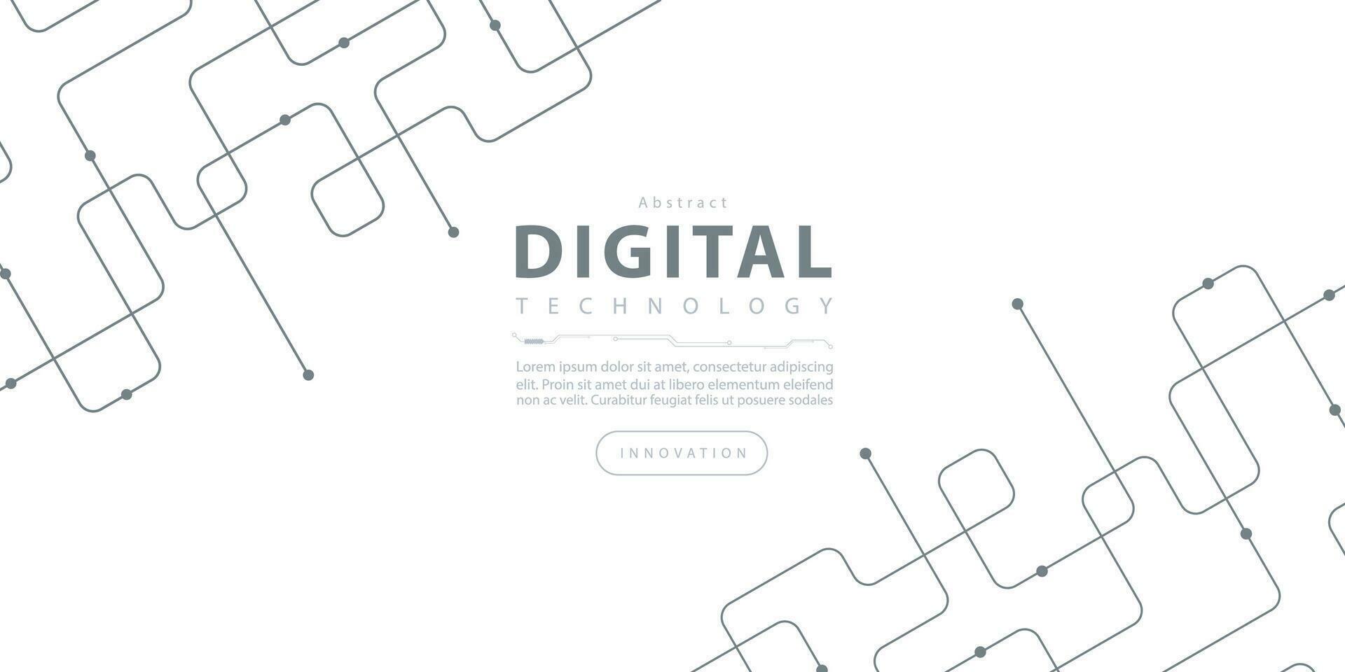 Abstract Digital Technology Futuristic Internet Network Speed Connection White Background Cyber