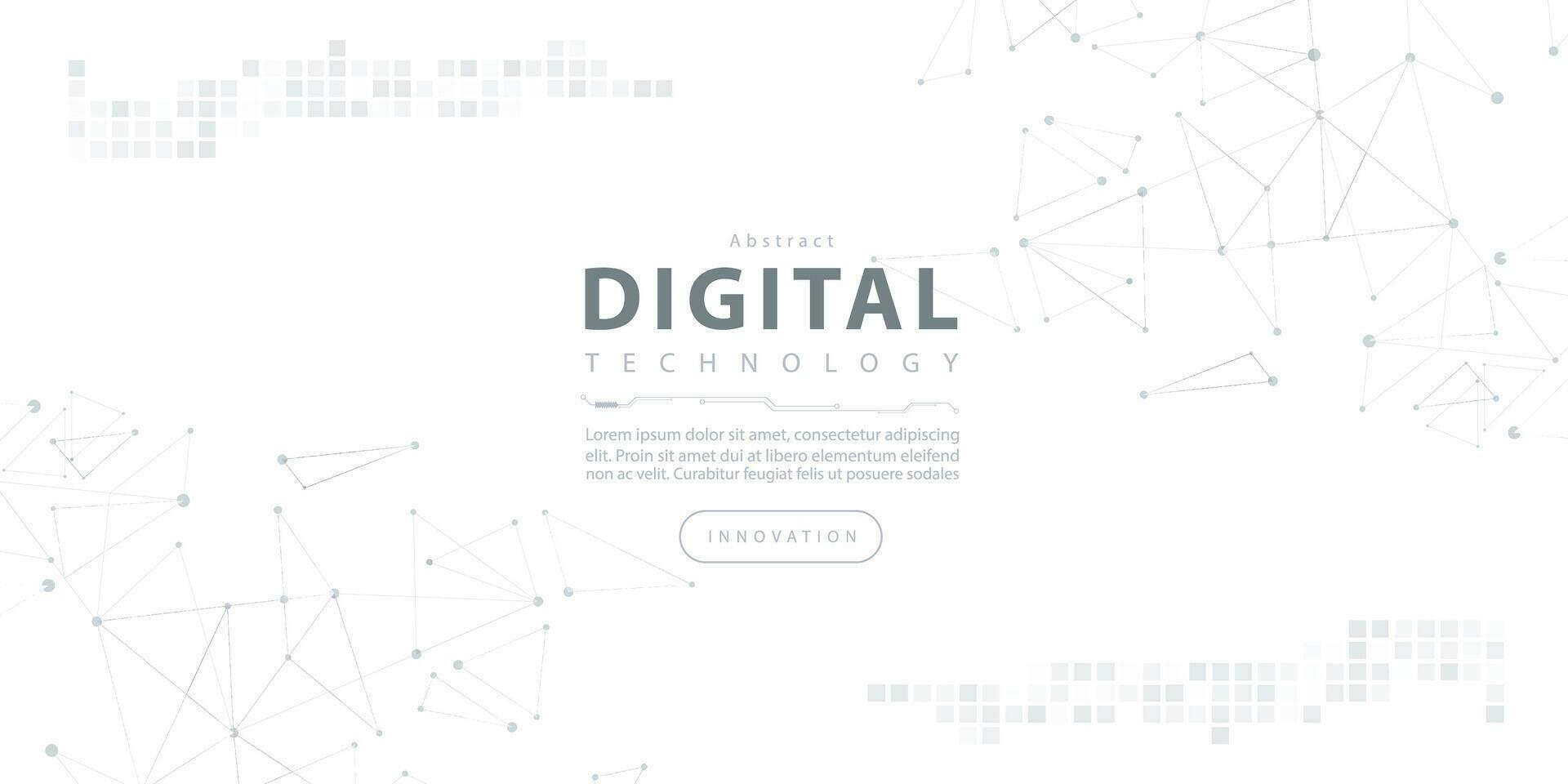 Abstract Digital Technology Futuristic Internet Network Speed Connection White Background Cyber