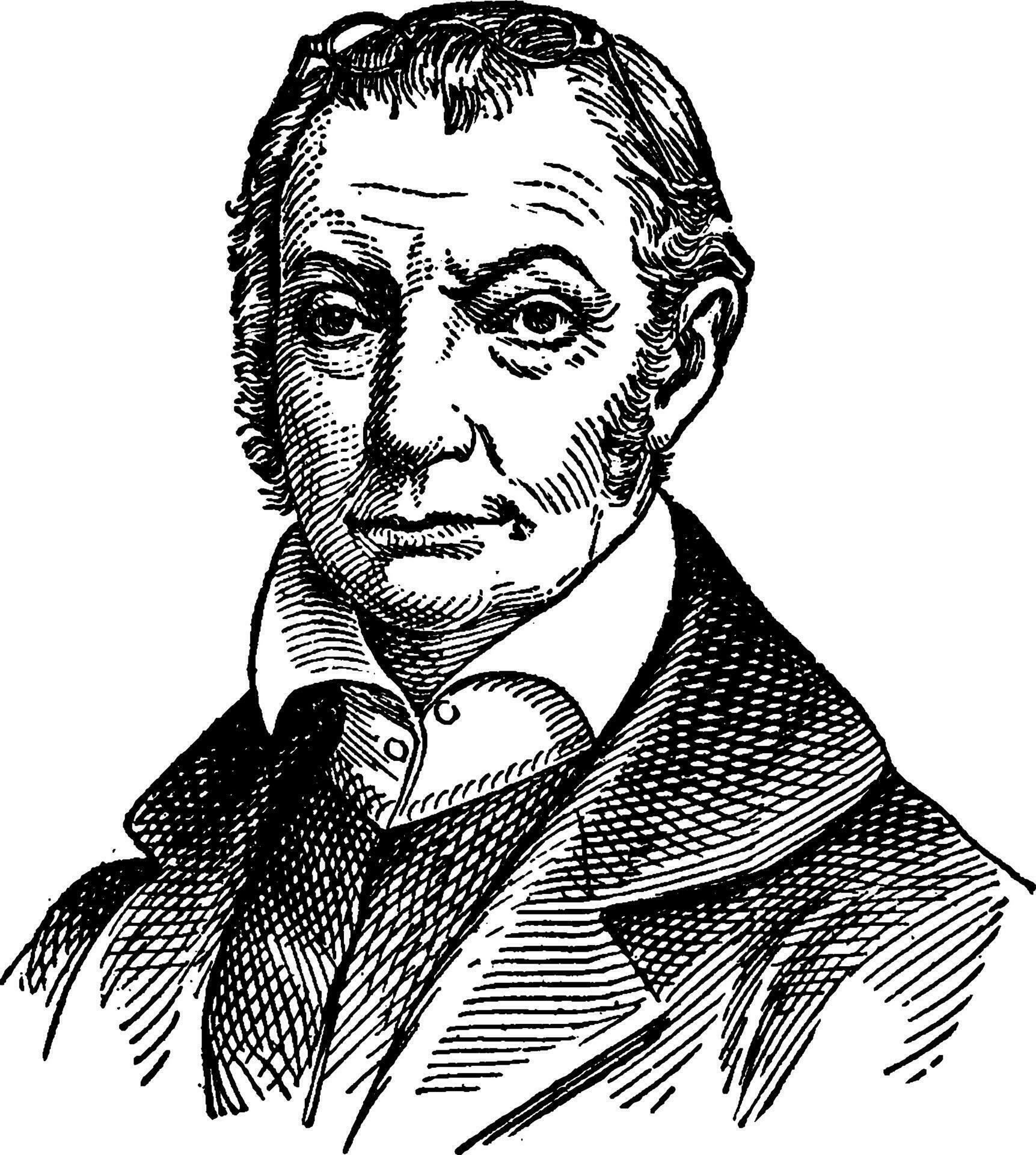 Aaron Burr Vintage Illustration 35034980 Vector Art At Vecteezy